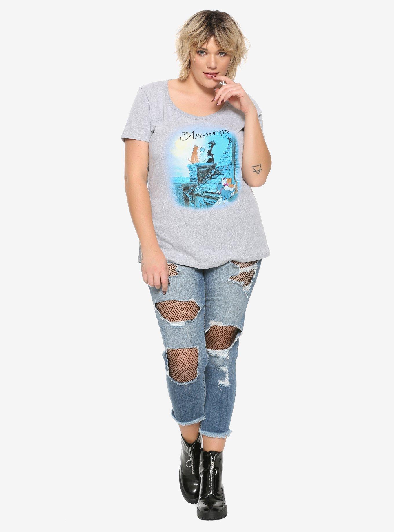 Disney The Aristocats Moonlight Rooftops T-Shirt Plus Size | Hot Topic