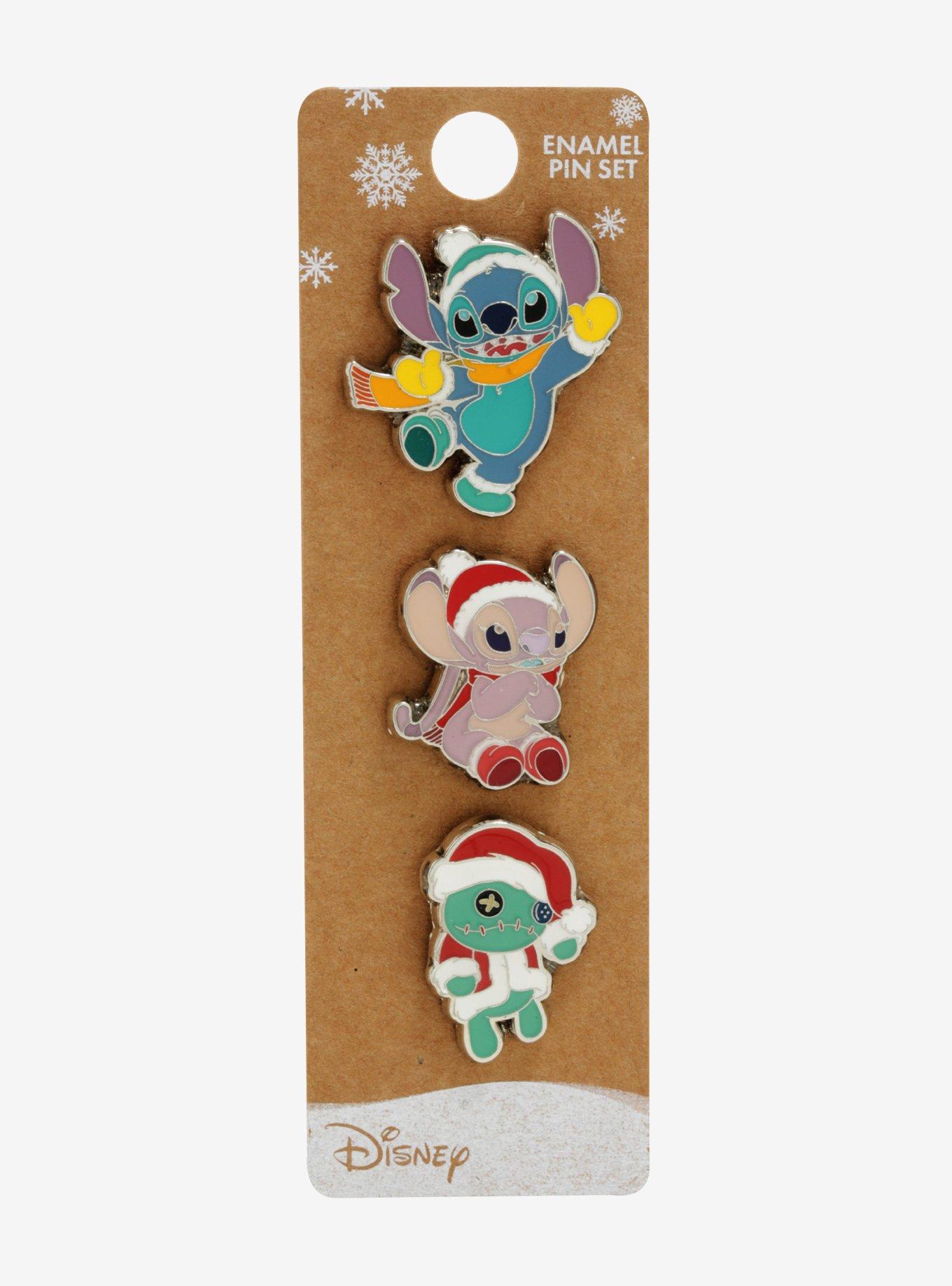 Disney Lilo & Stitch Christmas Enamel Pin Set | BoxLunch