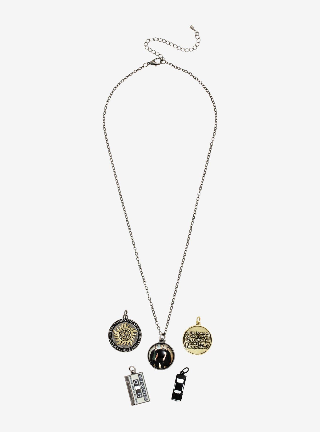Supernatural Interchangeable Charm Necklace | Hot Topic
