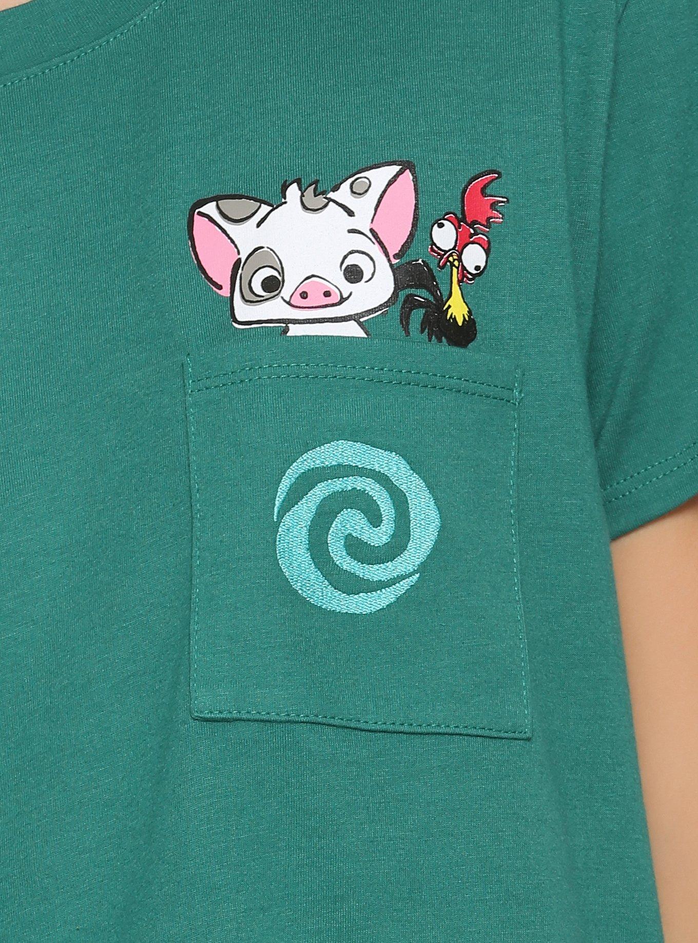 Disney Moana Pua Hei-Hei Pocket T-Shirt - BoxLunch Exclusive | BoxLunch