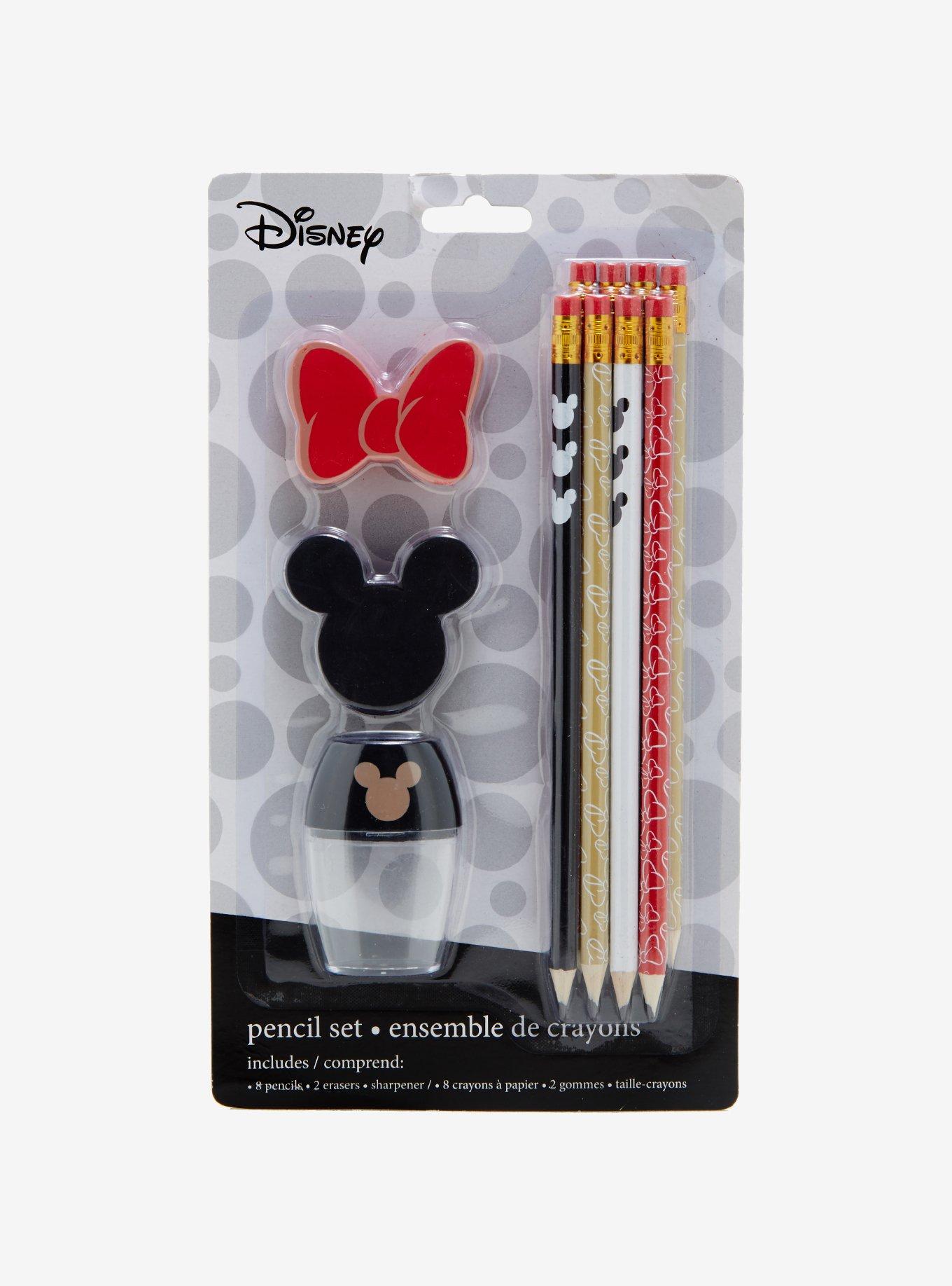 Disney Mickey Mouse & Minnie Mouse Pencil Set | Hot Topic