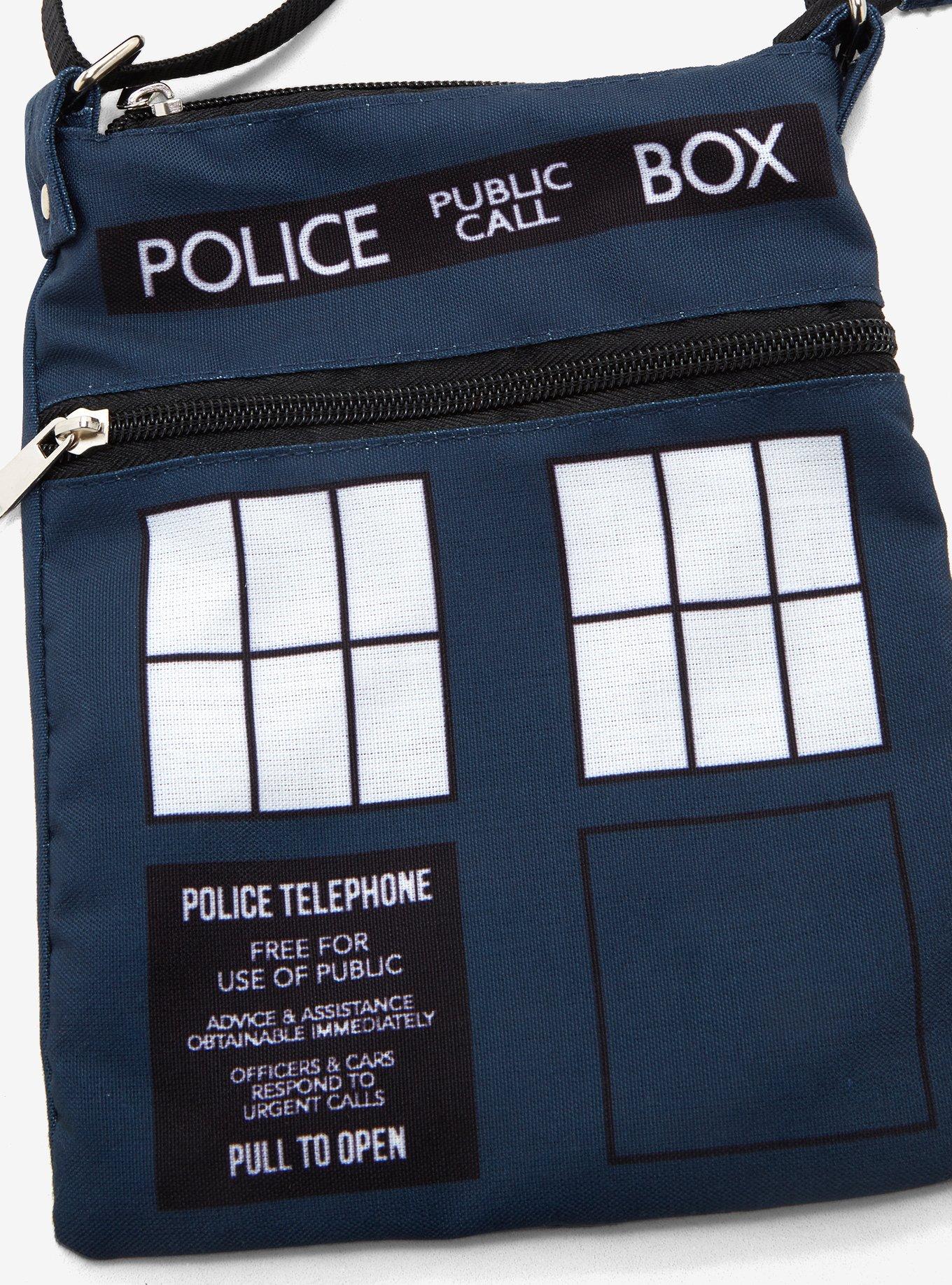 Doctor Who TARDIS Passport Crossbody Bag | Hot Topic