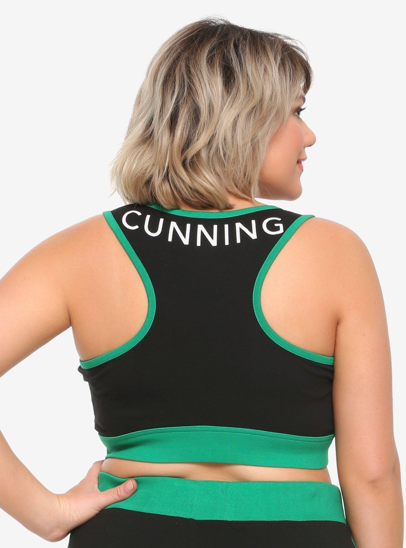 Harry Potter Slytherin Sports Bra Plus Size | Hot Topic
