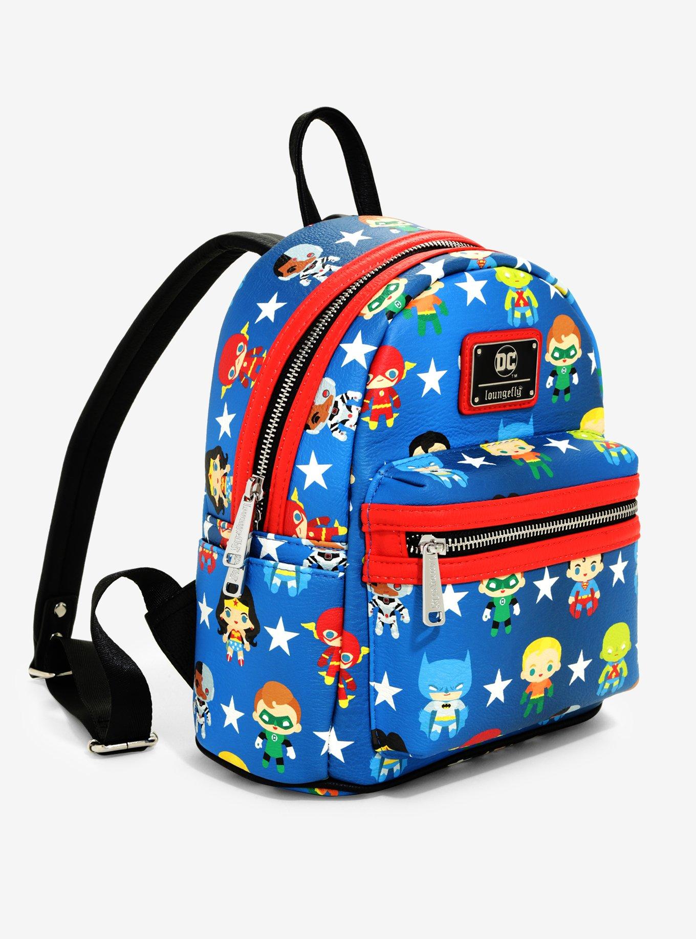 Loungefly DC Comics Justice League Chibi Mini Backpack | Hot Topic