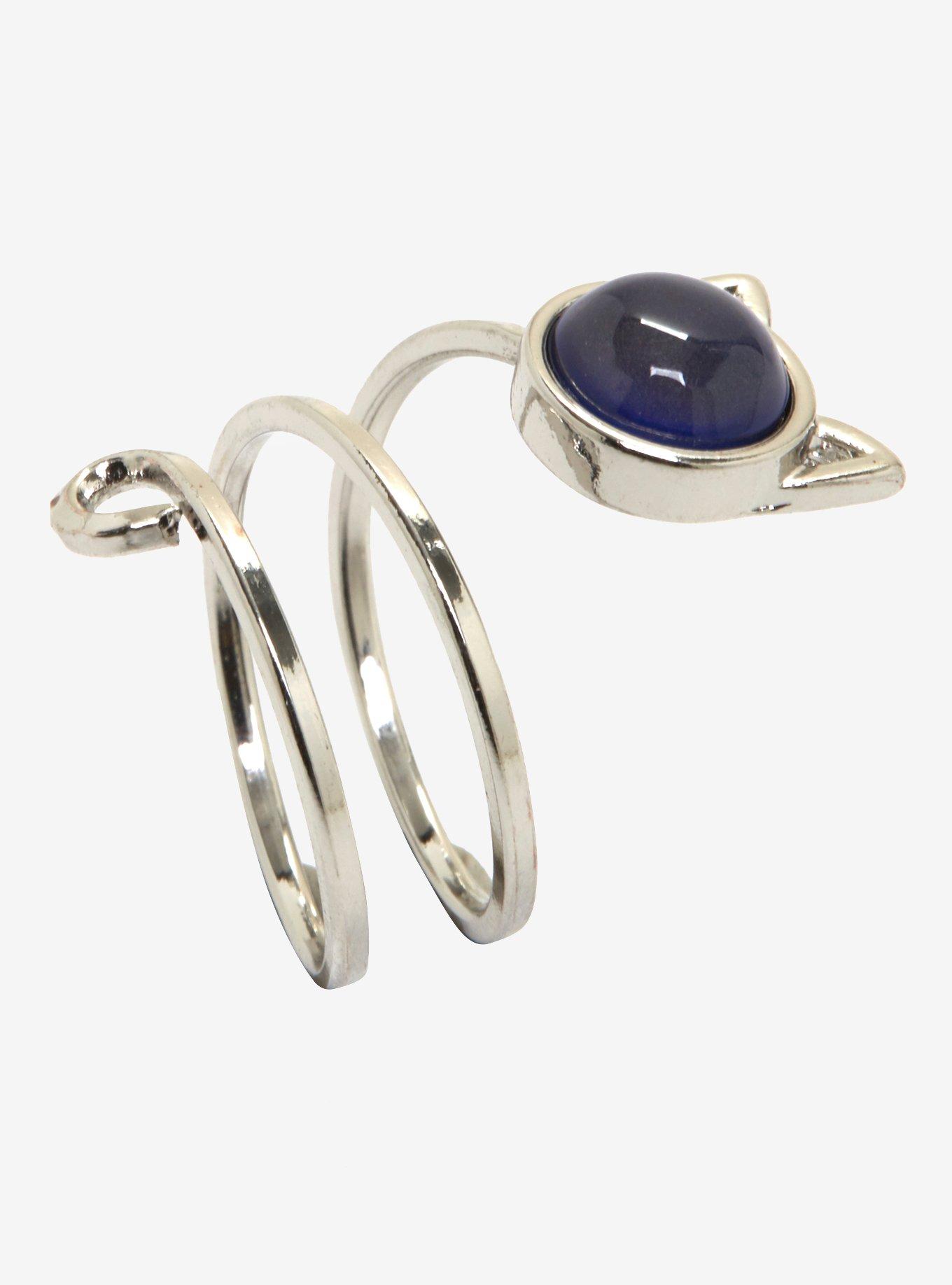 Cat Mood Stone Wrap Ring | Hot Topic