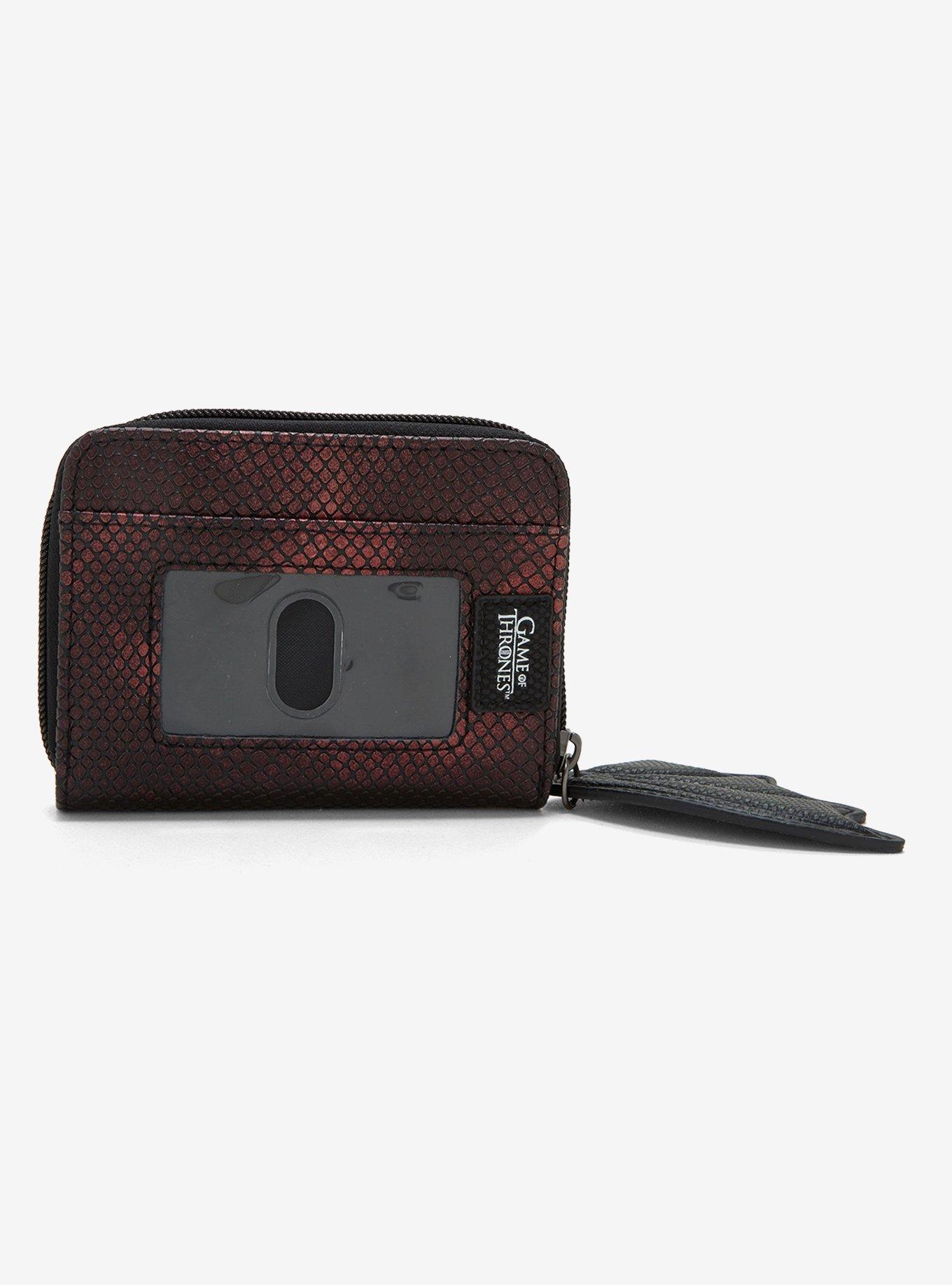 Game Of Thrones Targaryen Dragon Zipper Wallet | Hot Topic