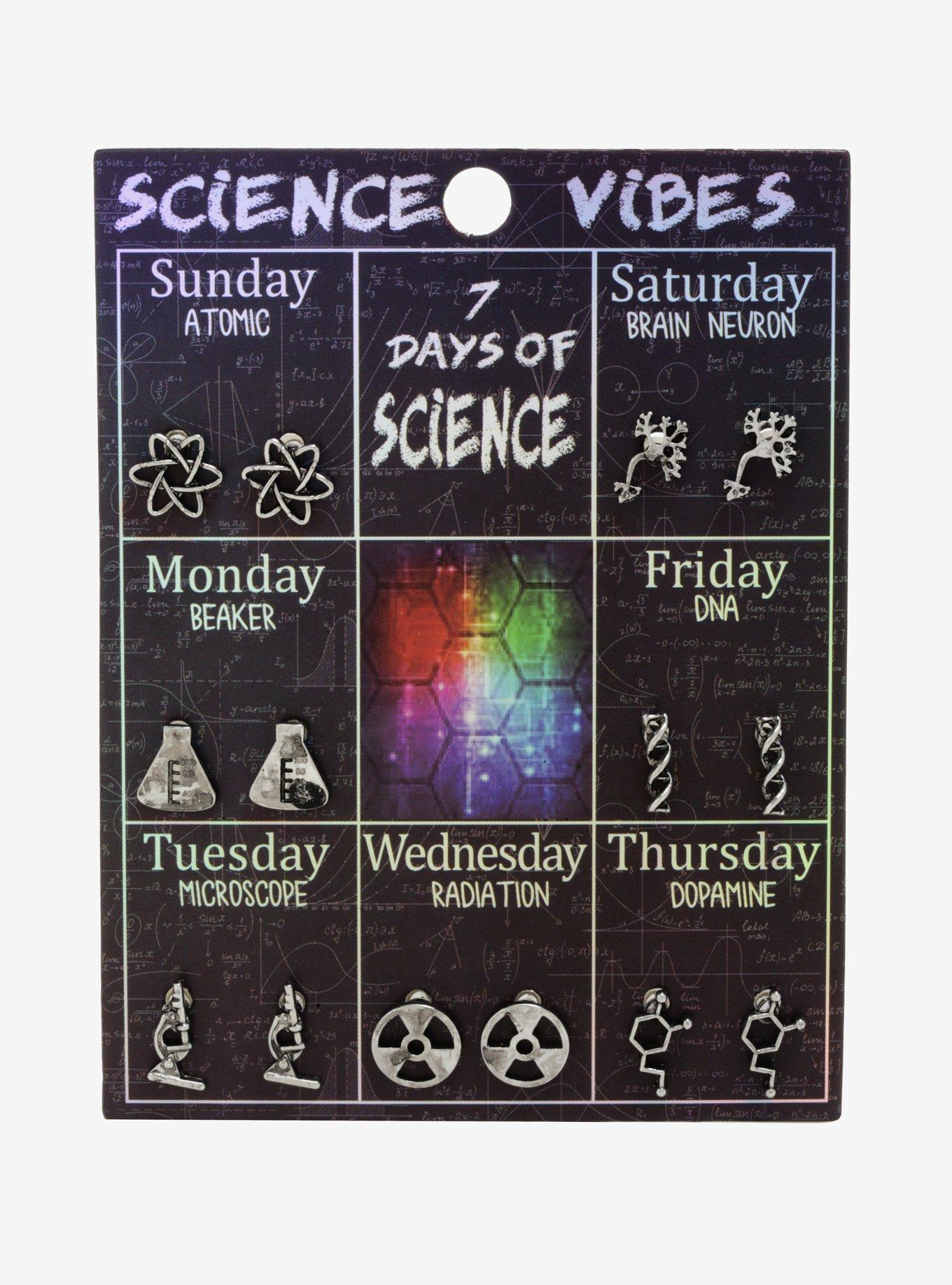 Science Vibes Earring Set | Hot Topic