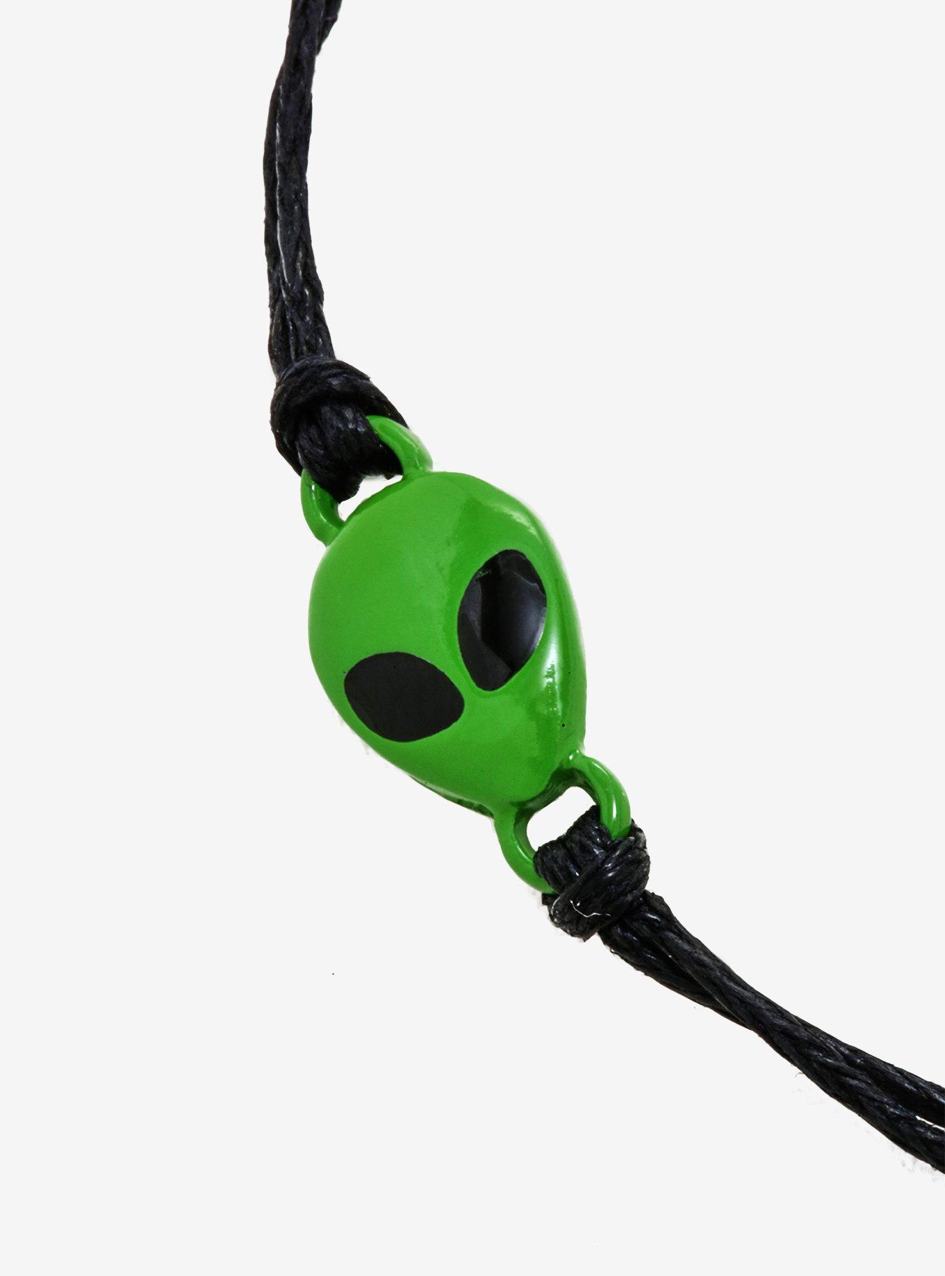Out Of This World Alien Cord Bracelet | Hot Topic