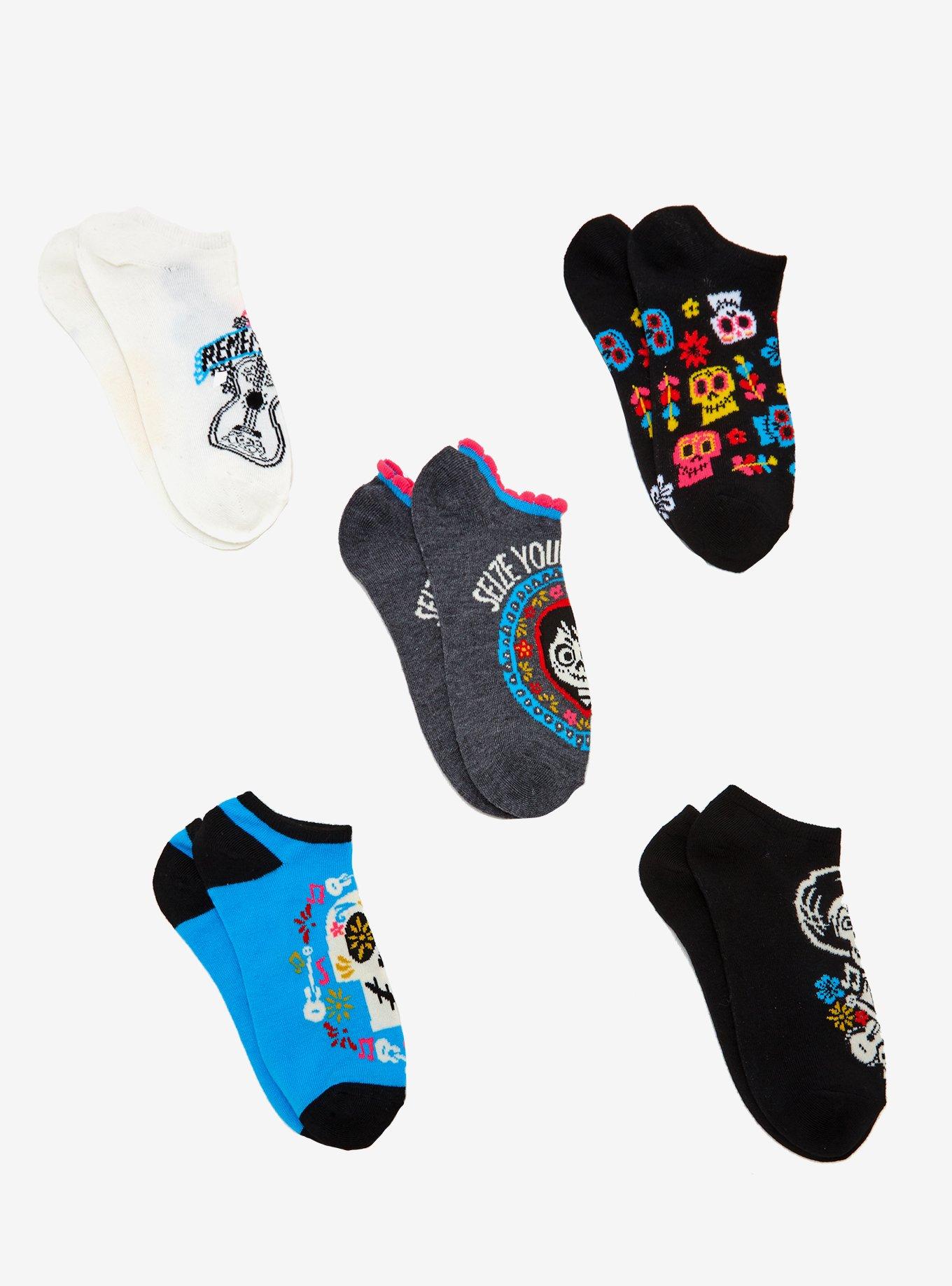 Disney Pixar Coco Ankle Socks 5 Pair - BoxLunch Exclusive | BoxLunch