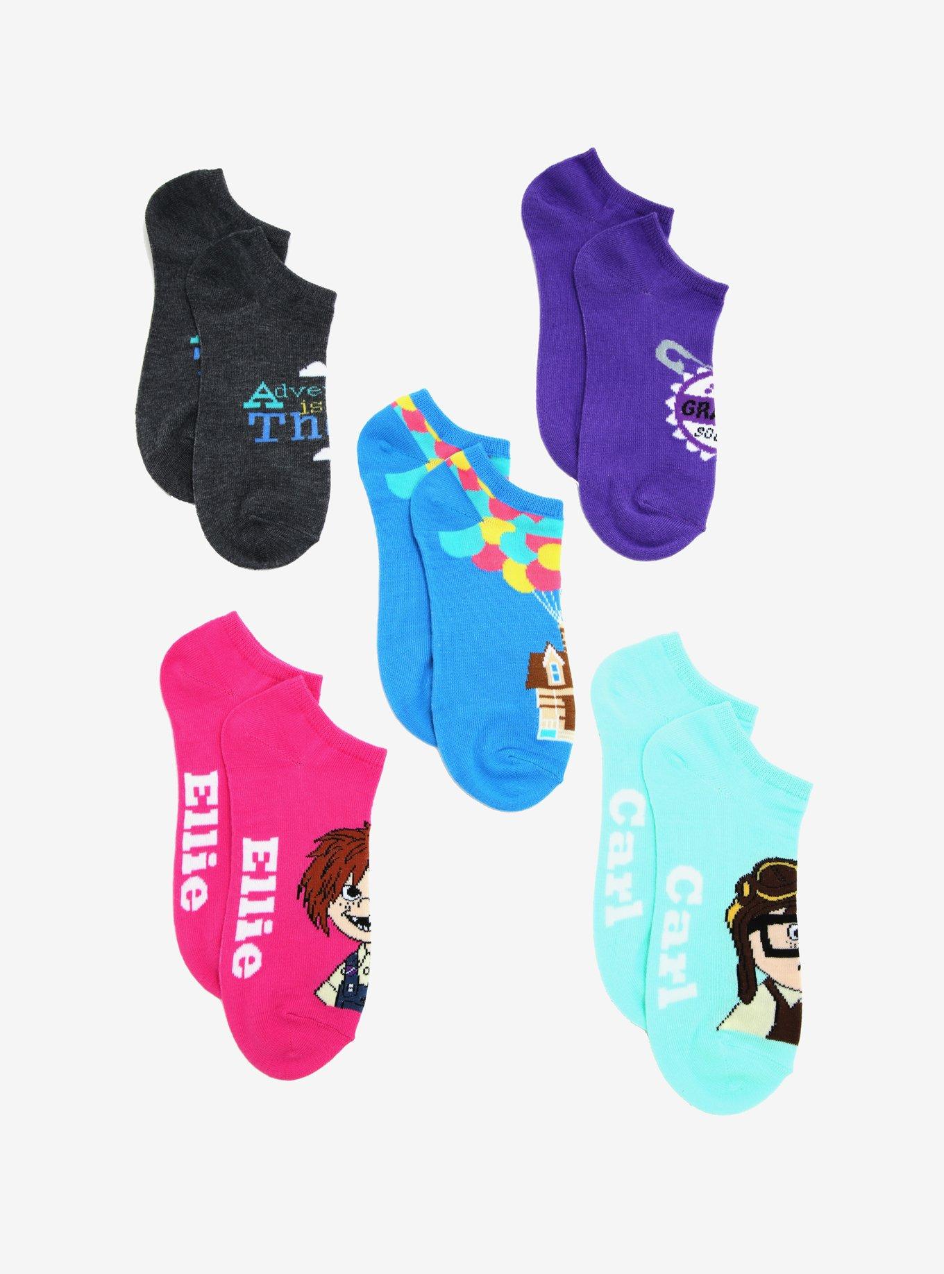 Disney Pixar Up Ankle Socks 5 Pair | BoxLunch