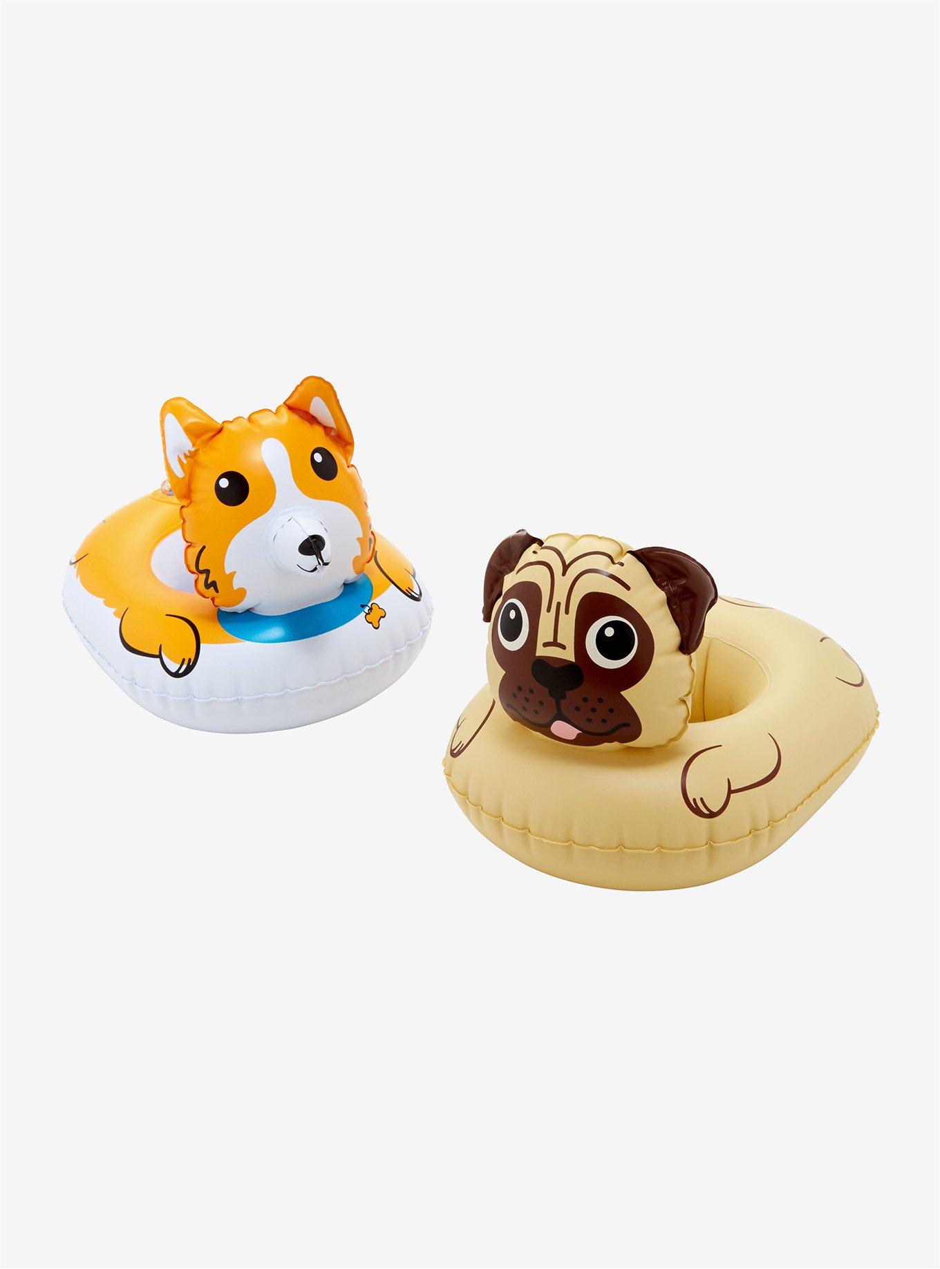 Corgi & Pug Inflatable Beverage Floats | Hot Topic