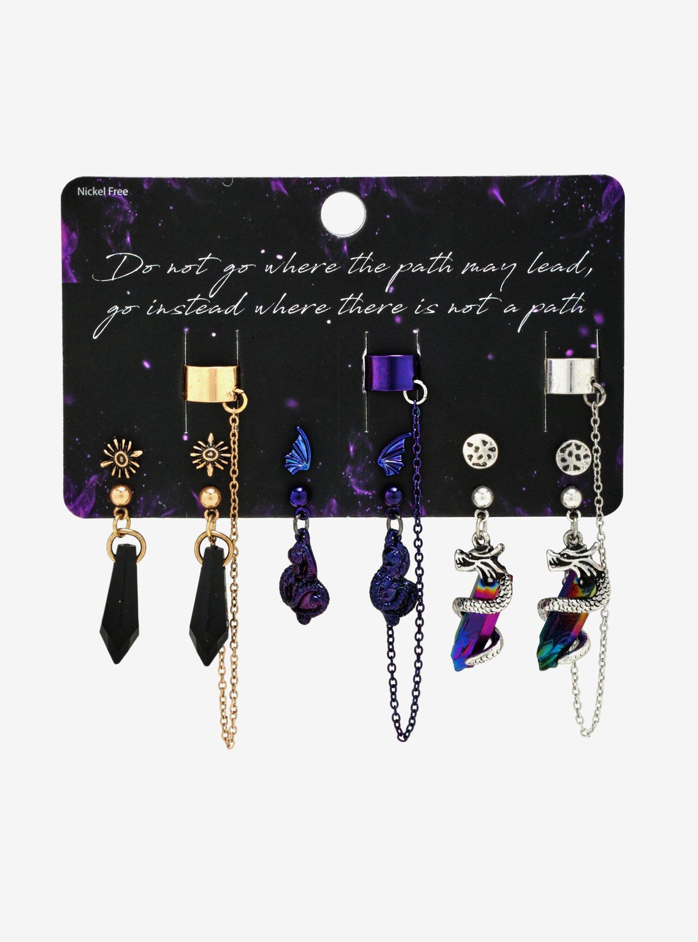 Dragon Cuff Earring Set | Hot Topic