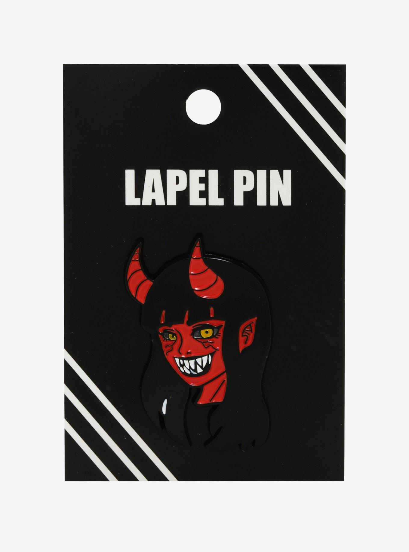 Devil Girl Enamel Pin | Hot Topic