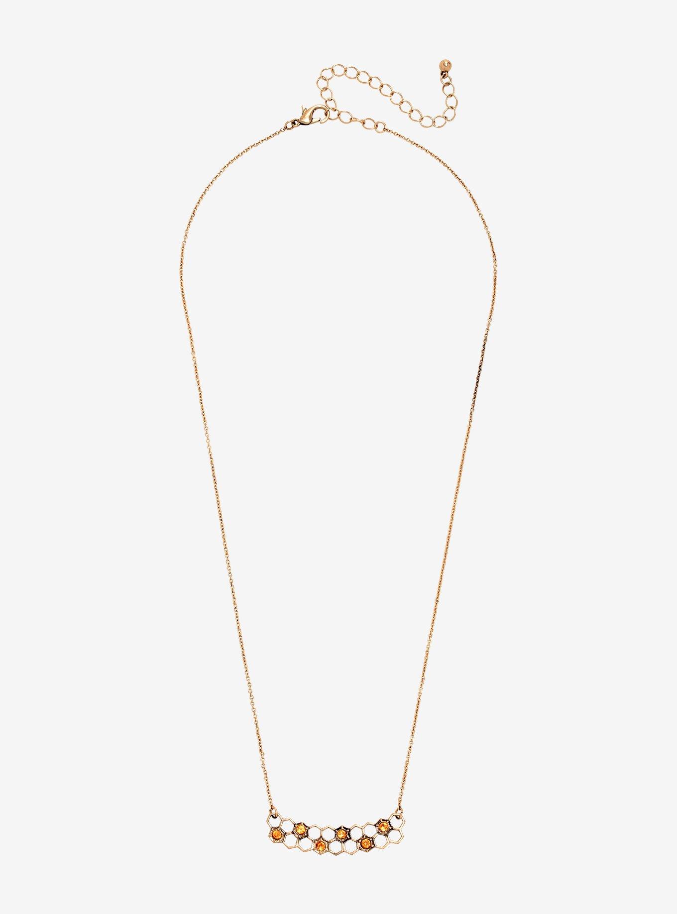 Honeycomb Necklace | Hot Topic