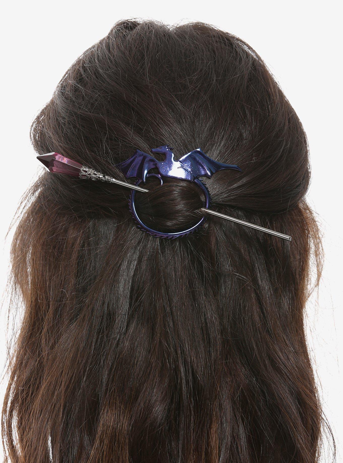 Dragon Anodized Bun Pin | Hot Topic