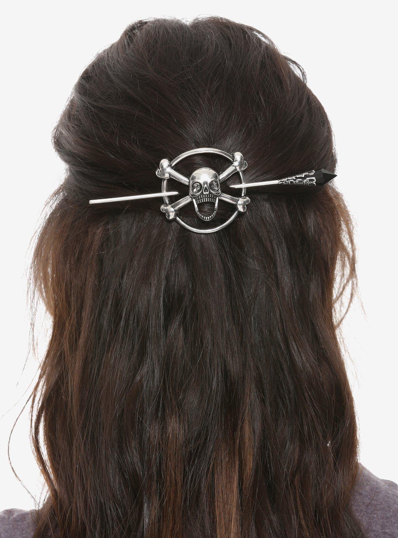 Skull & Bones Bun Pin | Hot Topic