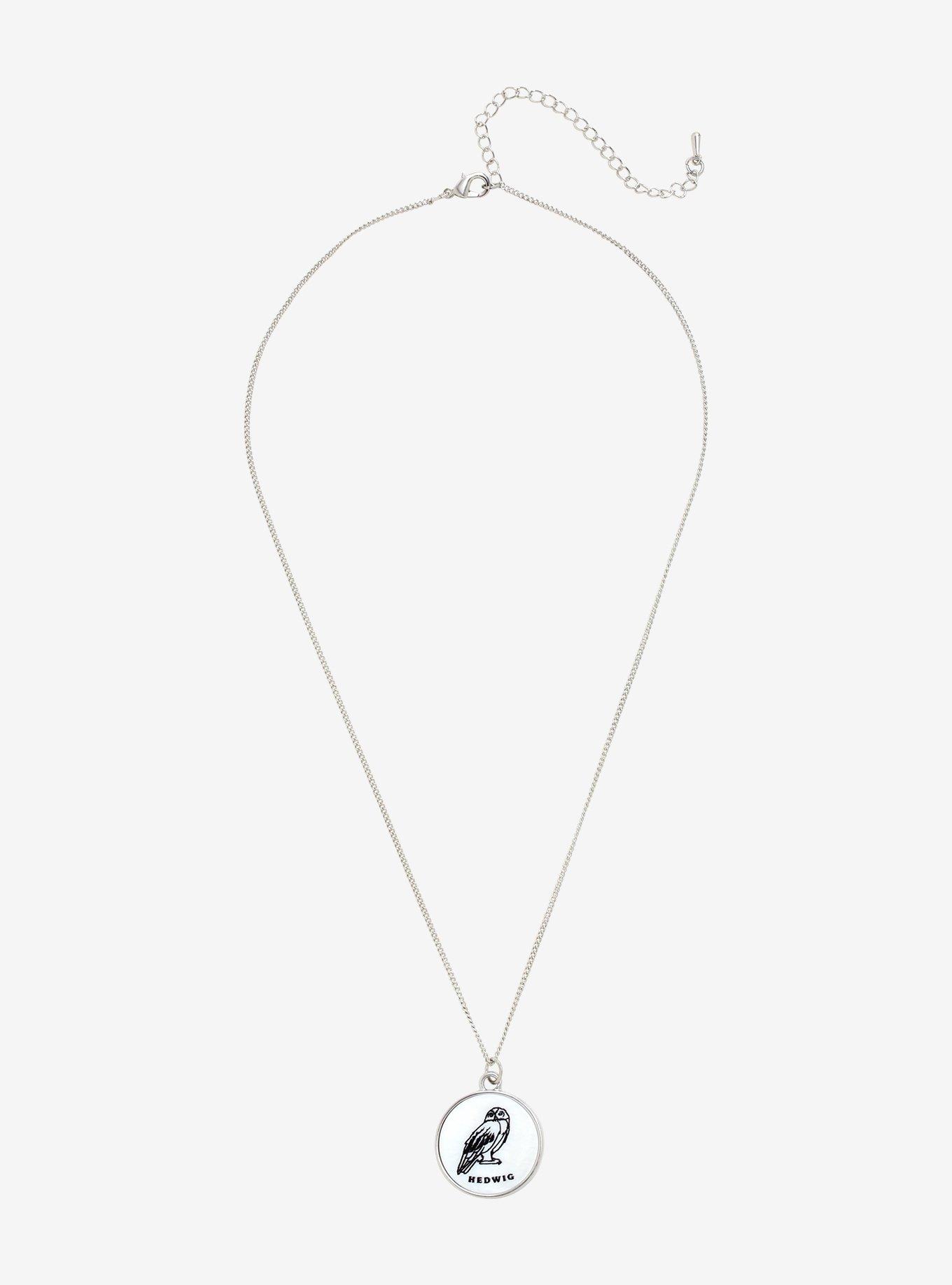 Harry Potter Hedwig Stone Necklace | Hot Topic