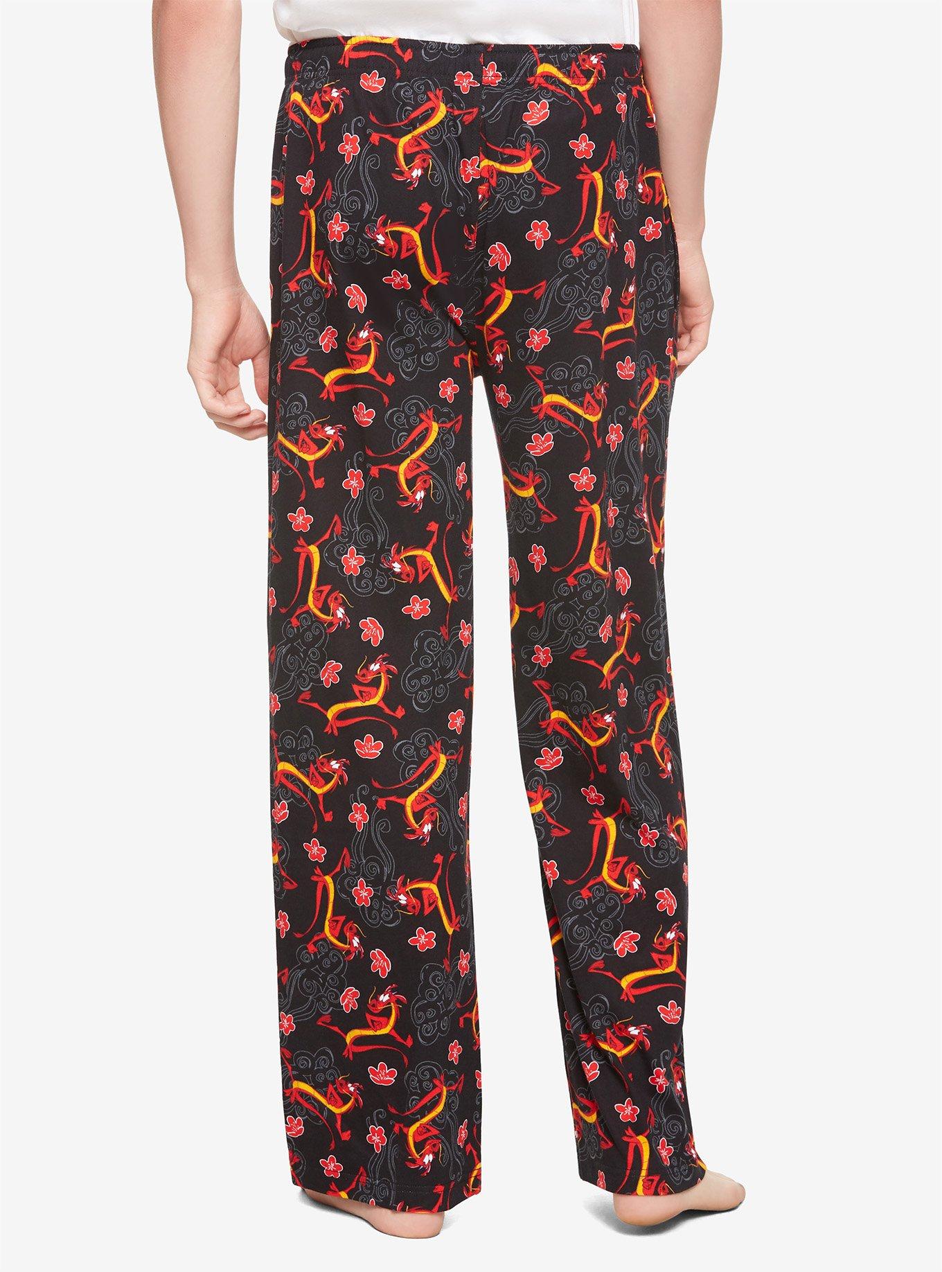 Disney Mulan Mushu & Clouds Pajama Pants | Hot Topic