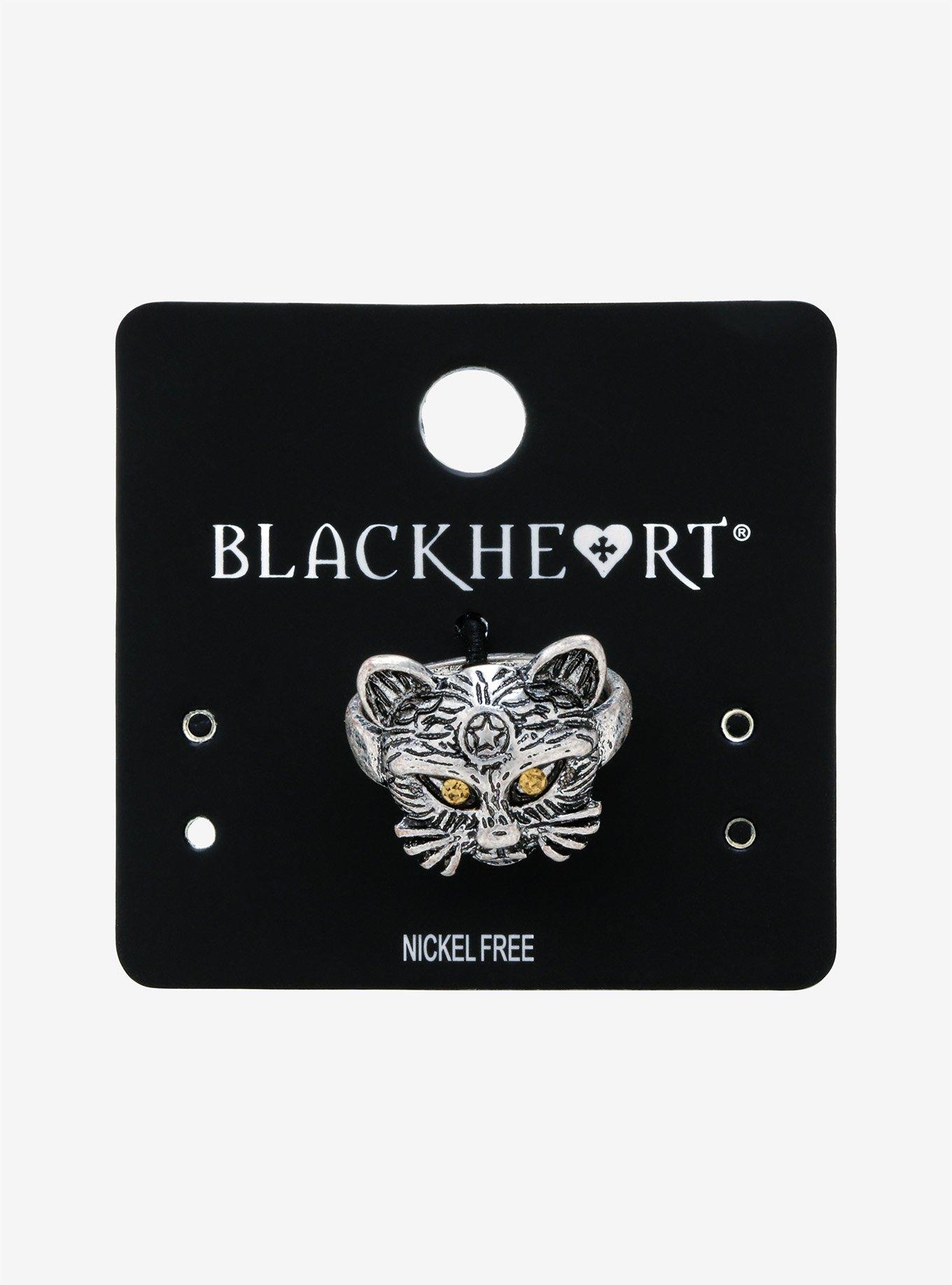 Yellow-Eyed Cat Ring | Hot Topic