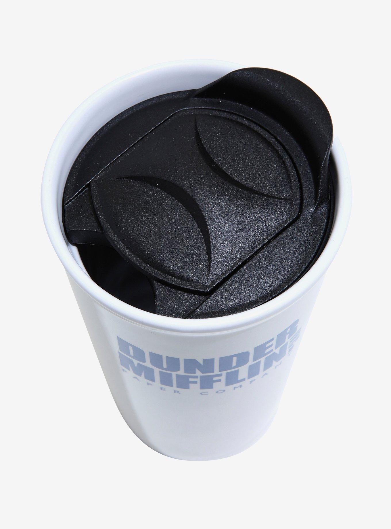 The Office Dunder Mifflin Ceramic Travel Mug - BoxLunch Exclusive ...