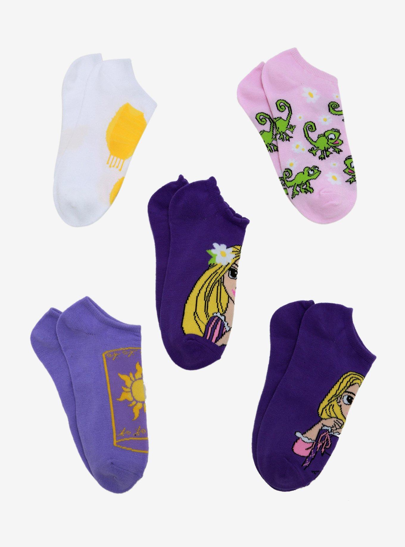 Disney Tangled Rapunzel and Pascal Ankle Sock Set - BoxLunch Exclusive ...