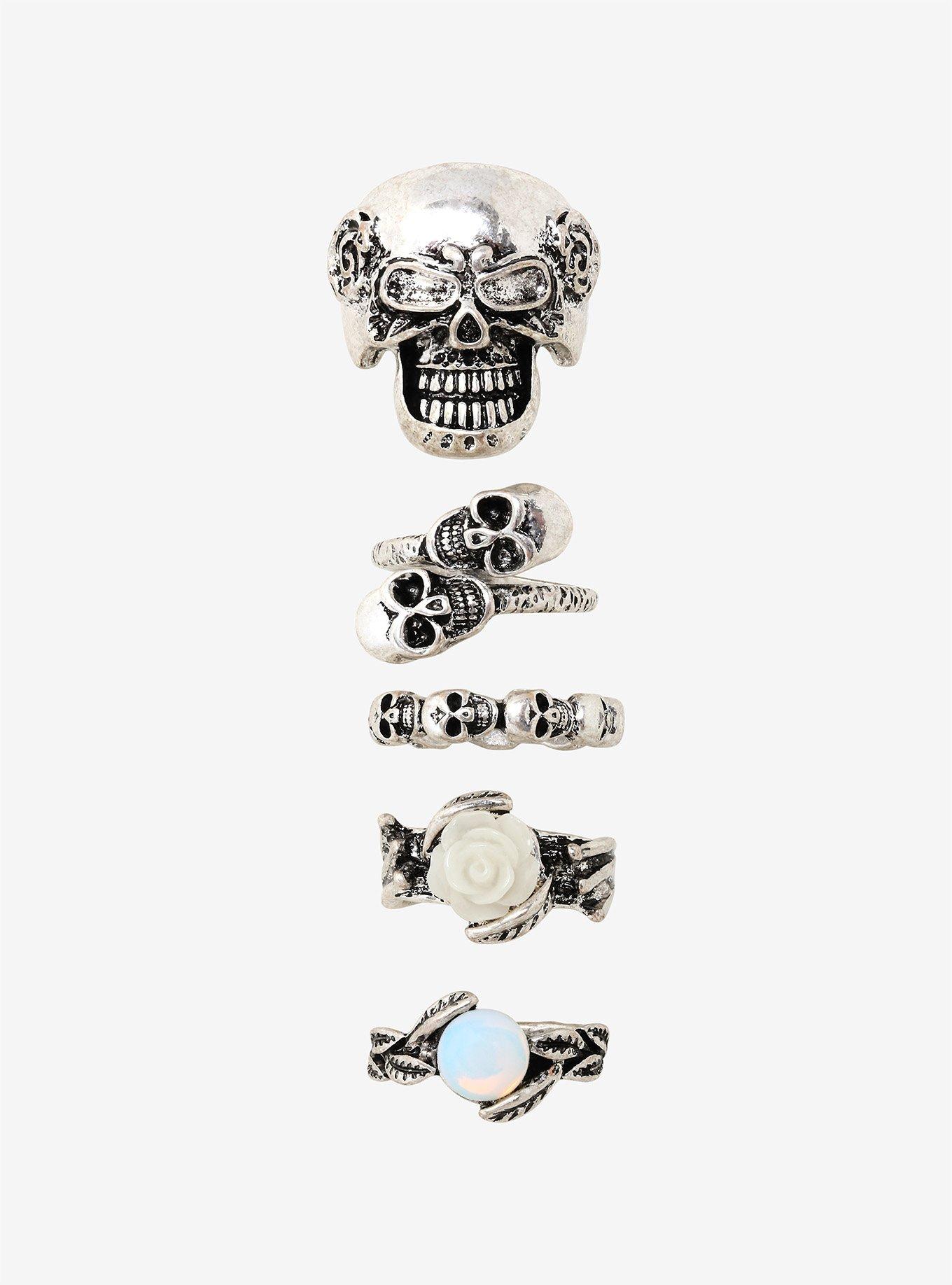 Skull Ring Set | Hot Topic