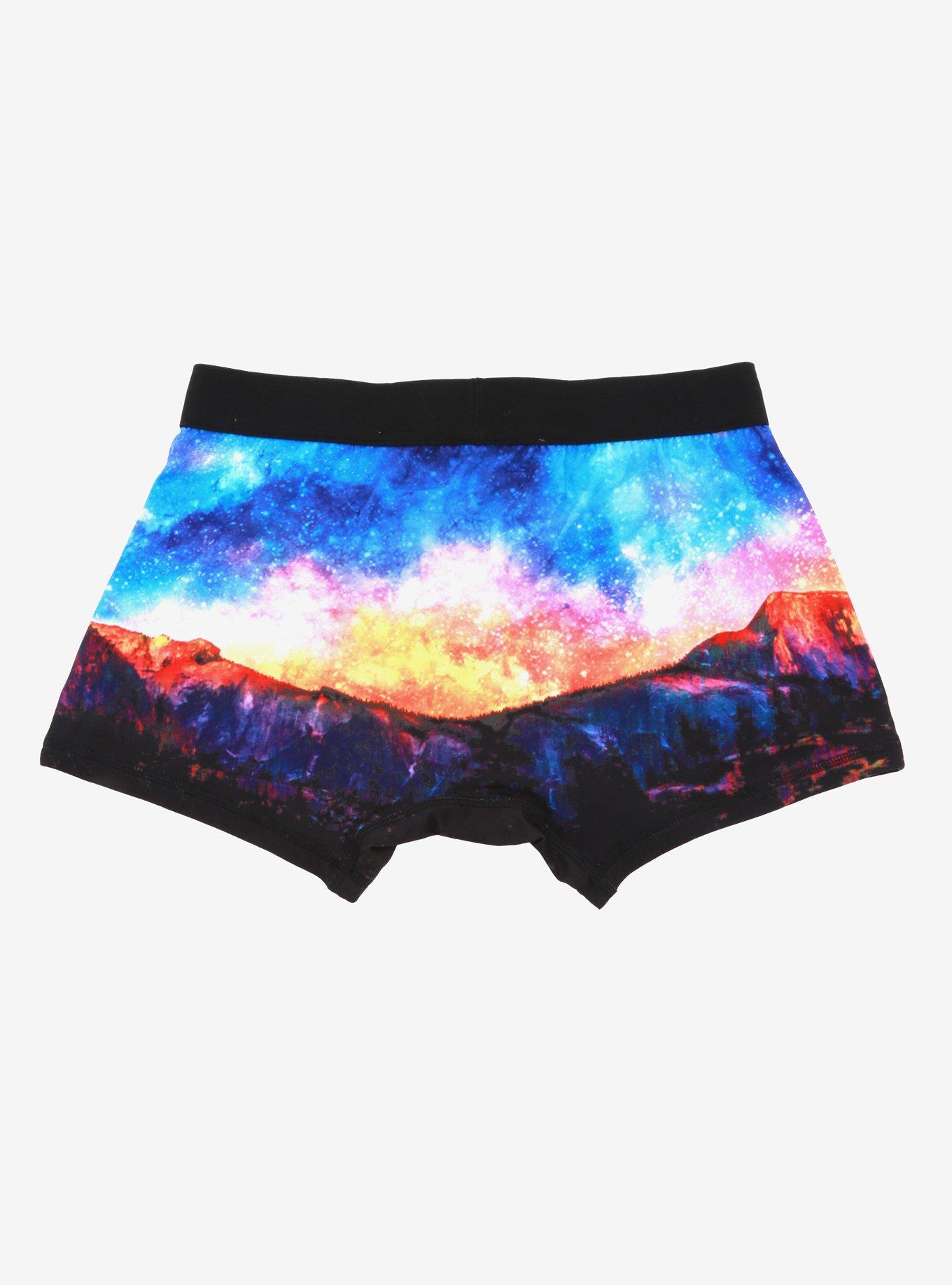 Galaxy Mountains Boxer Briefs | Hot Topic
