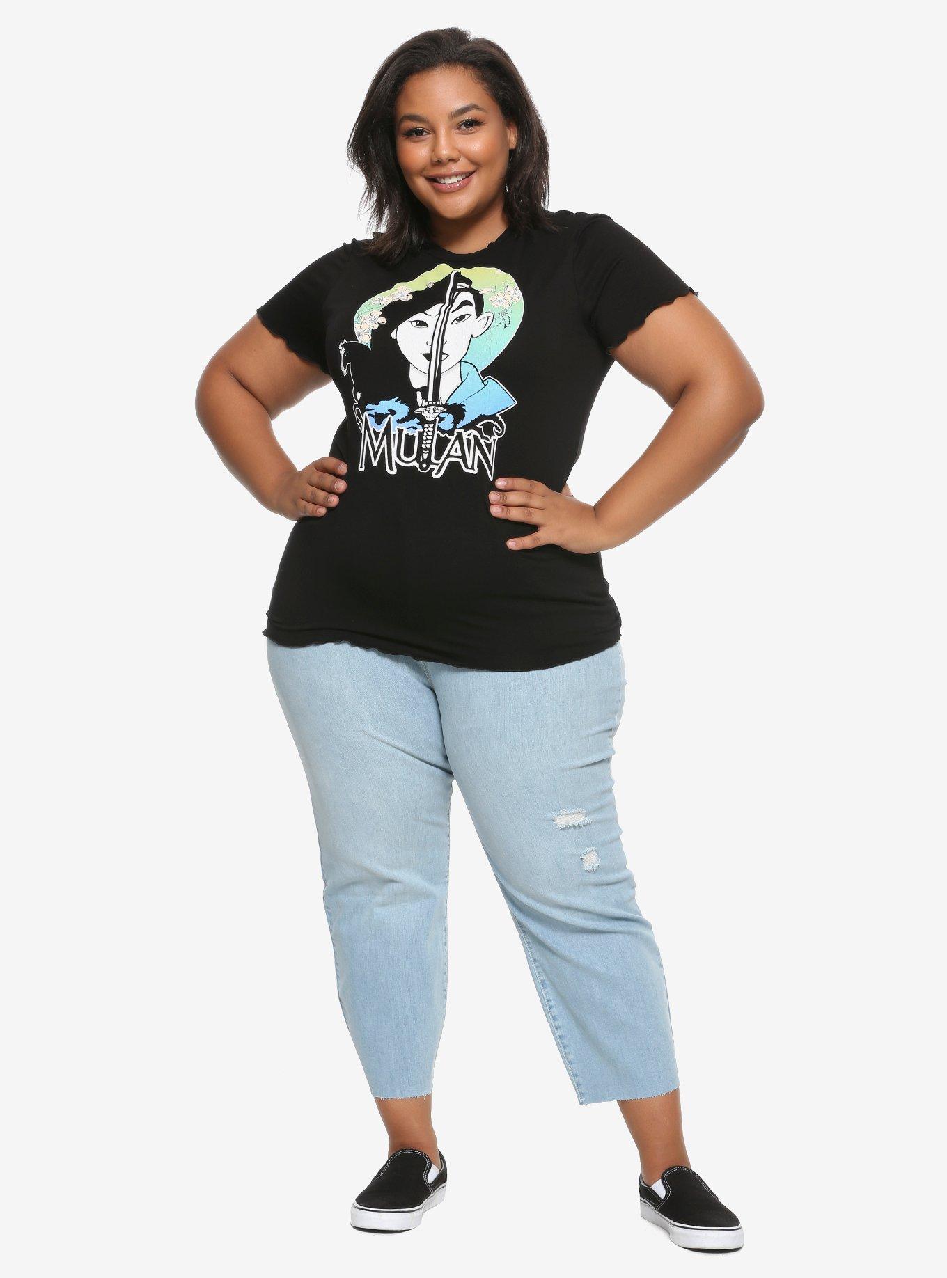 Disney Mulan Duality Lettuce Hem Girls T-Shirt Plus Size | Hot Topic