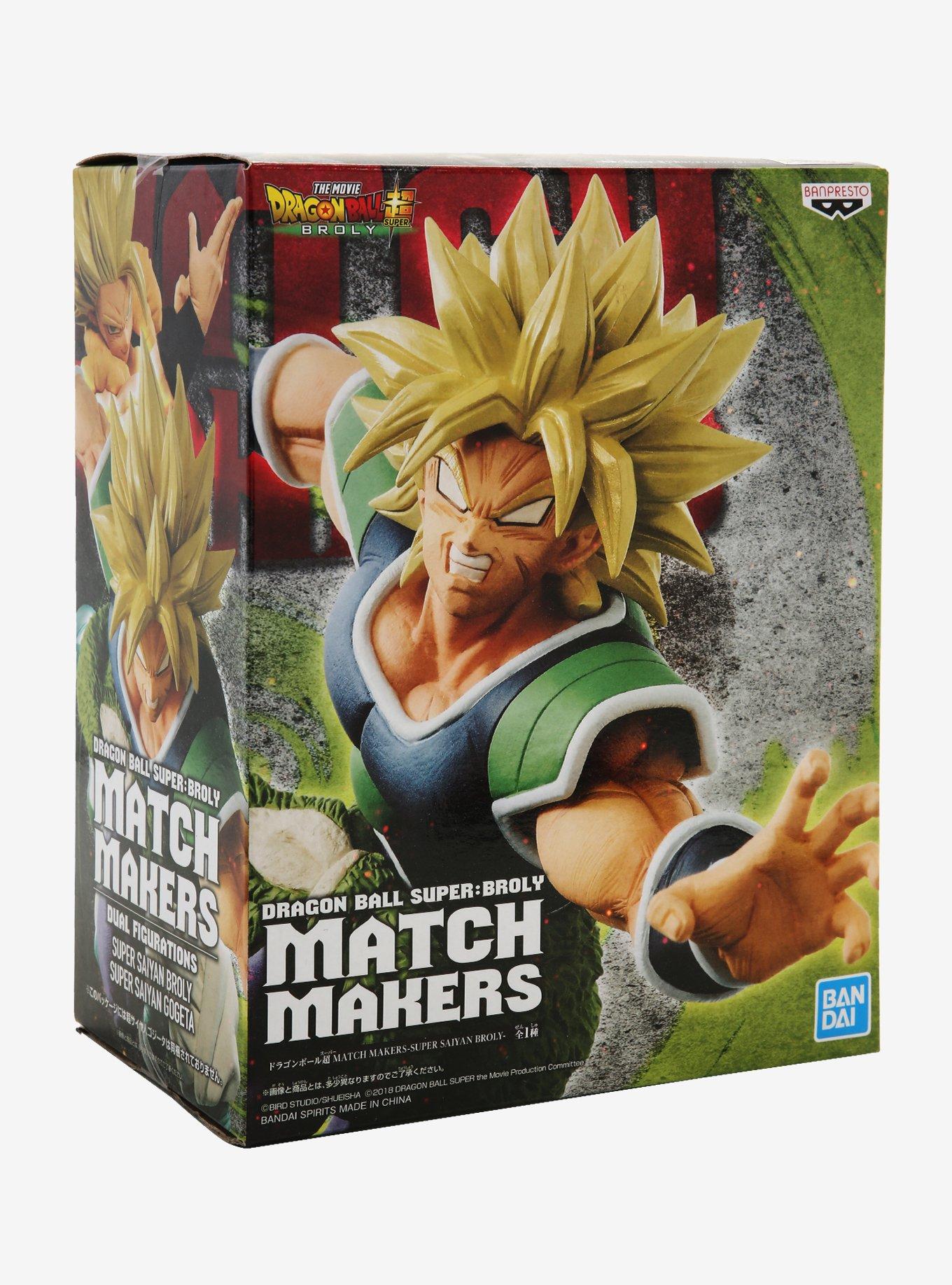 Banpresto Dragon Ball Super Super Saiyan Broly Match Makers Collectible ...