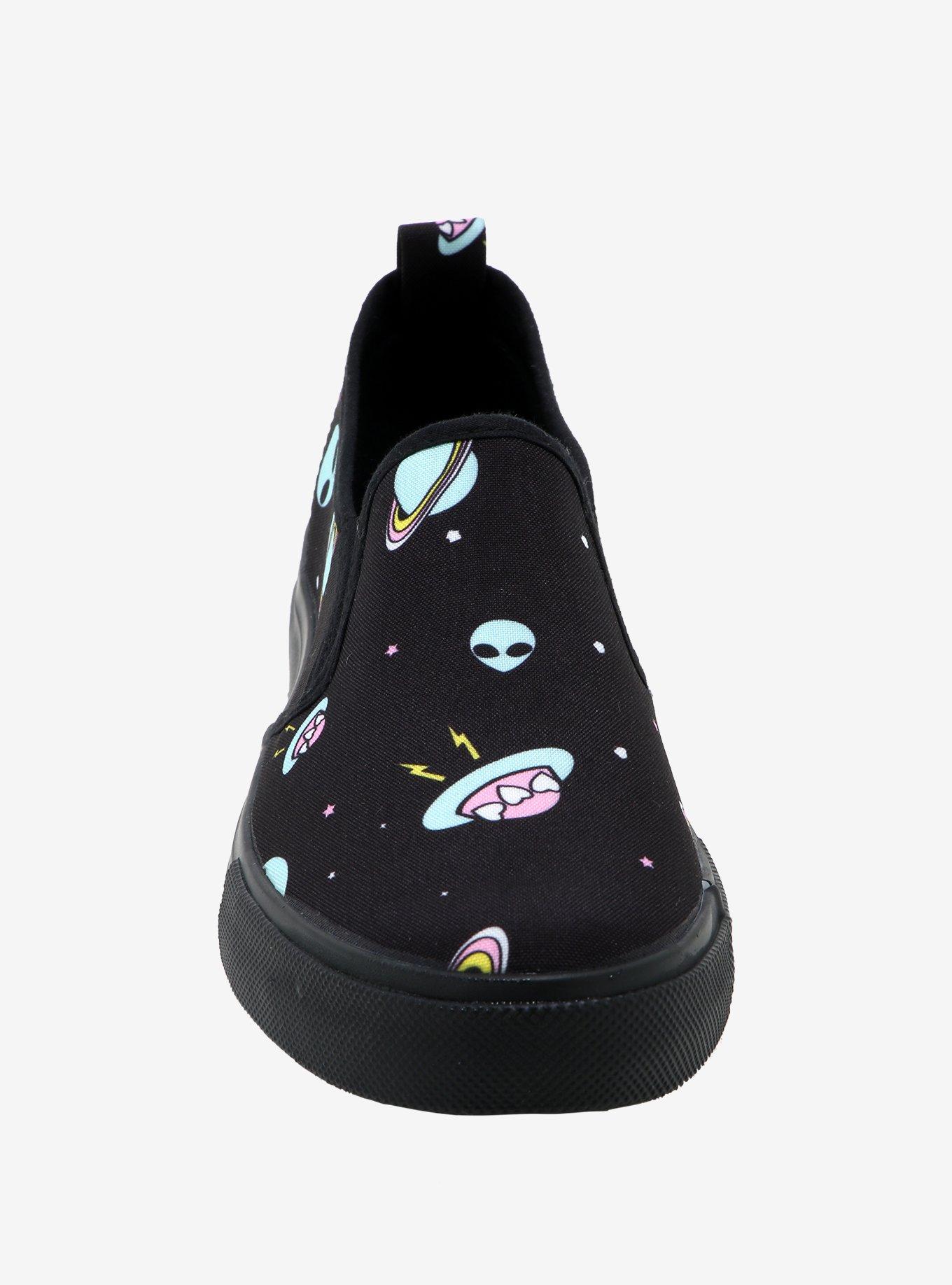Alien Icon Slip-On Sneakers | Hot Topic