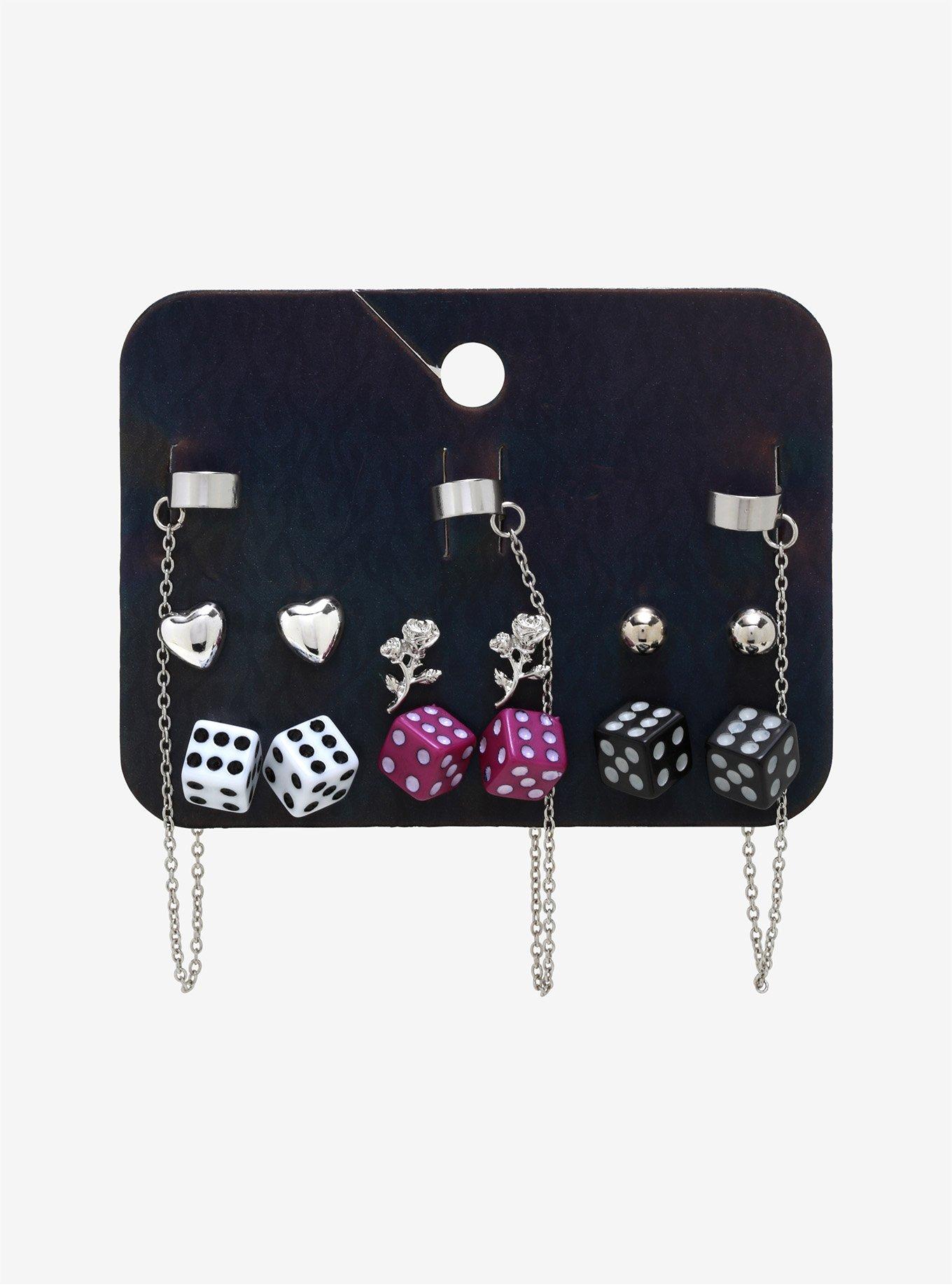 Dice Cuff Earring Set | Hot Topic