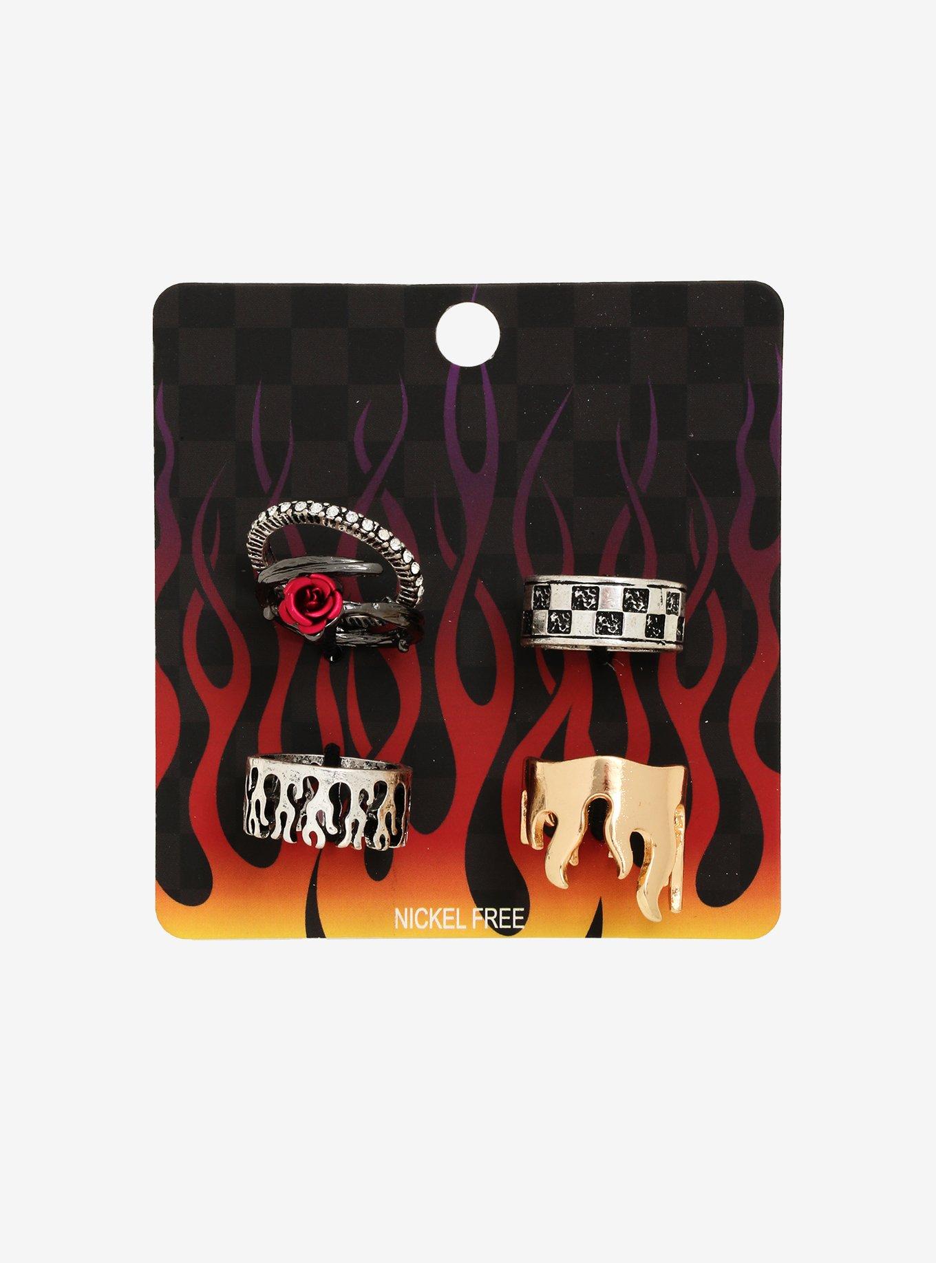 Flame Ring Set | Hot Topic