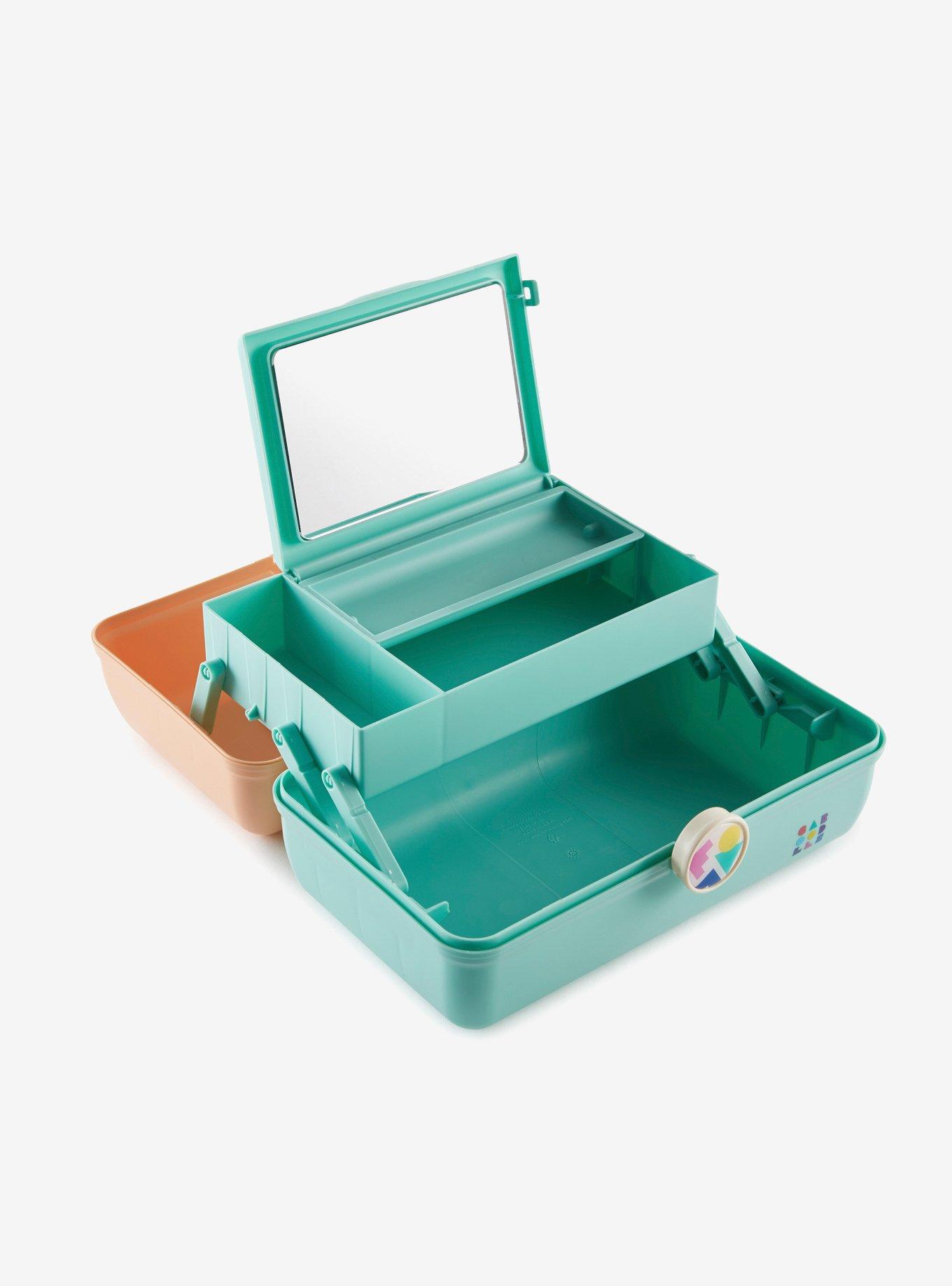 Caboodle On-The-Go-Girl Orange and Green Cosmetic Case | BoxLunch