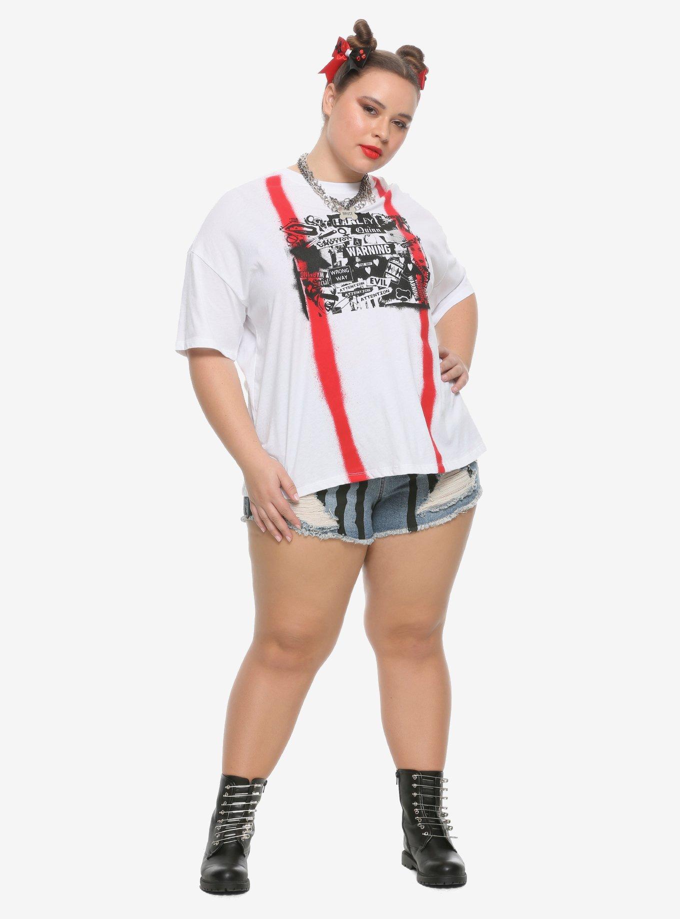 Her Universe DC Comics Birds Of Prey Harley Quinn Art Cosplay Girls T ...