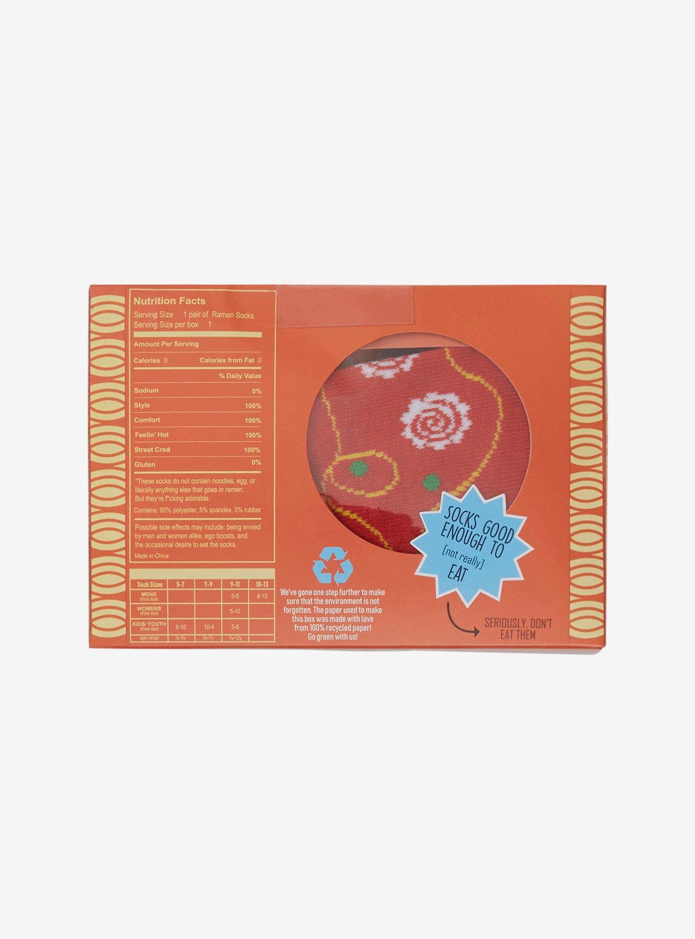 Ramen Noodle Varsity Crew Socks | Hot Topic