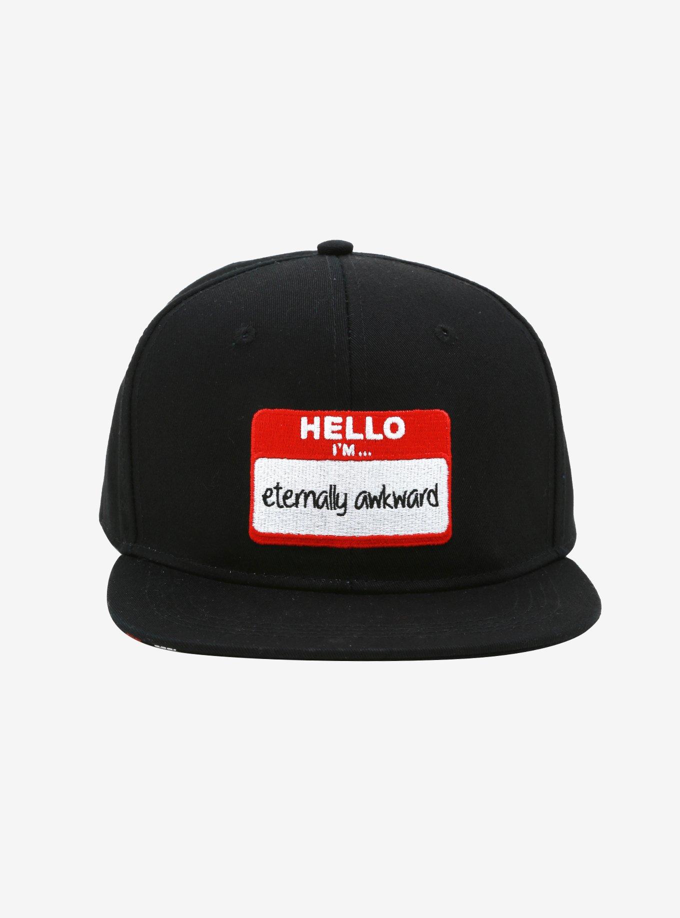 Hello I'm ... Eternally Awkward Snapback Hat | Hot Topic