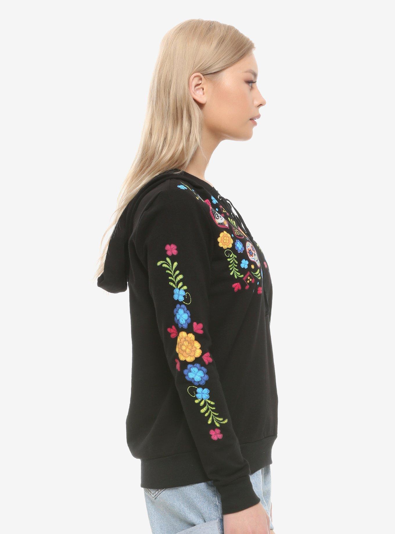 Disney Pixar Coco Lace-Up Girls Hoodie | Hot Topic
