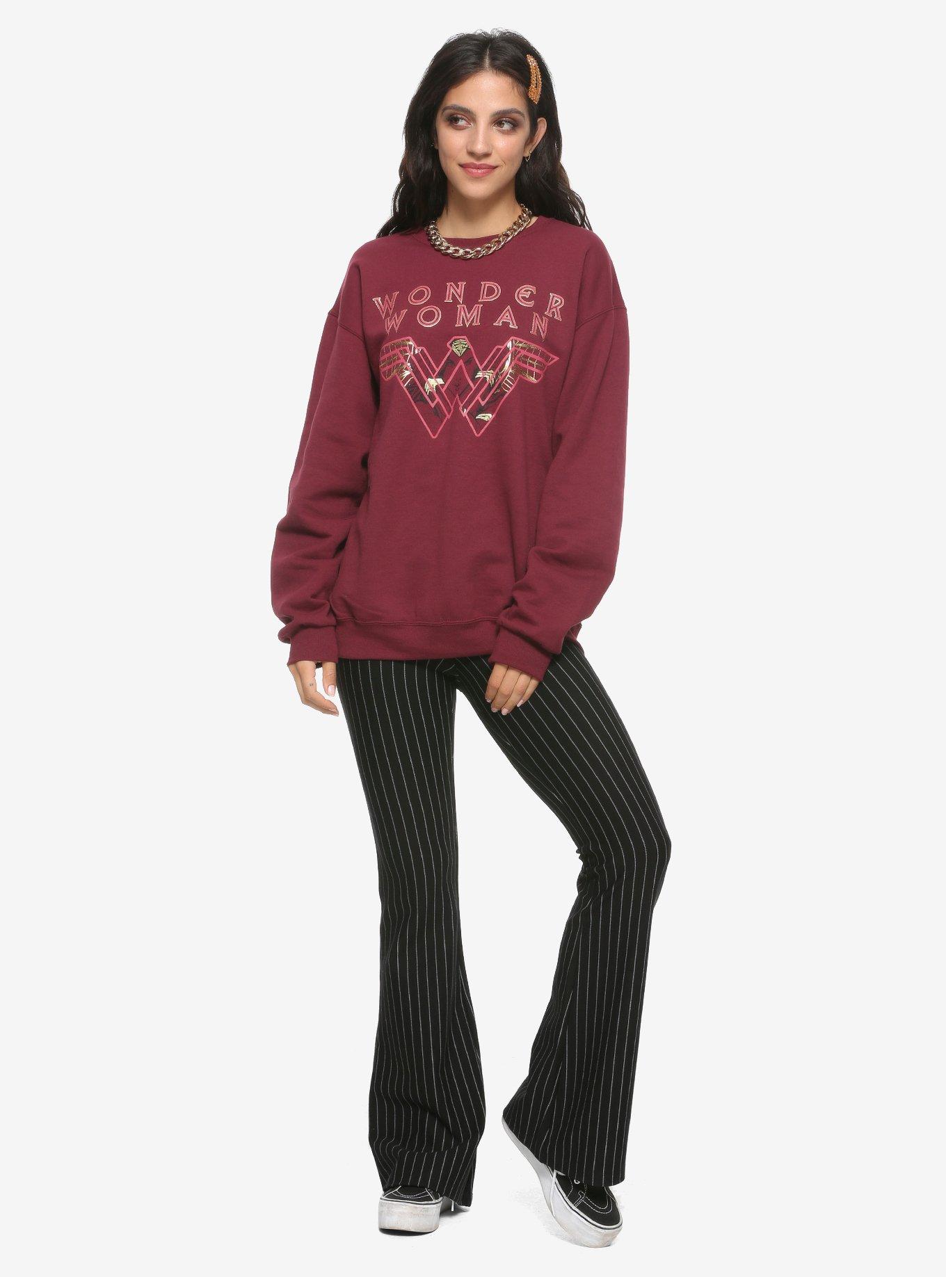 DC Comics Wonder Woman Logo Girls Sweatshirt | Hot Topic