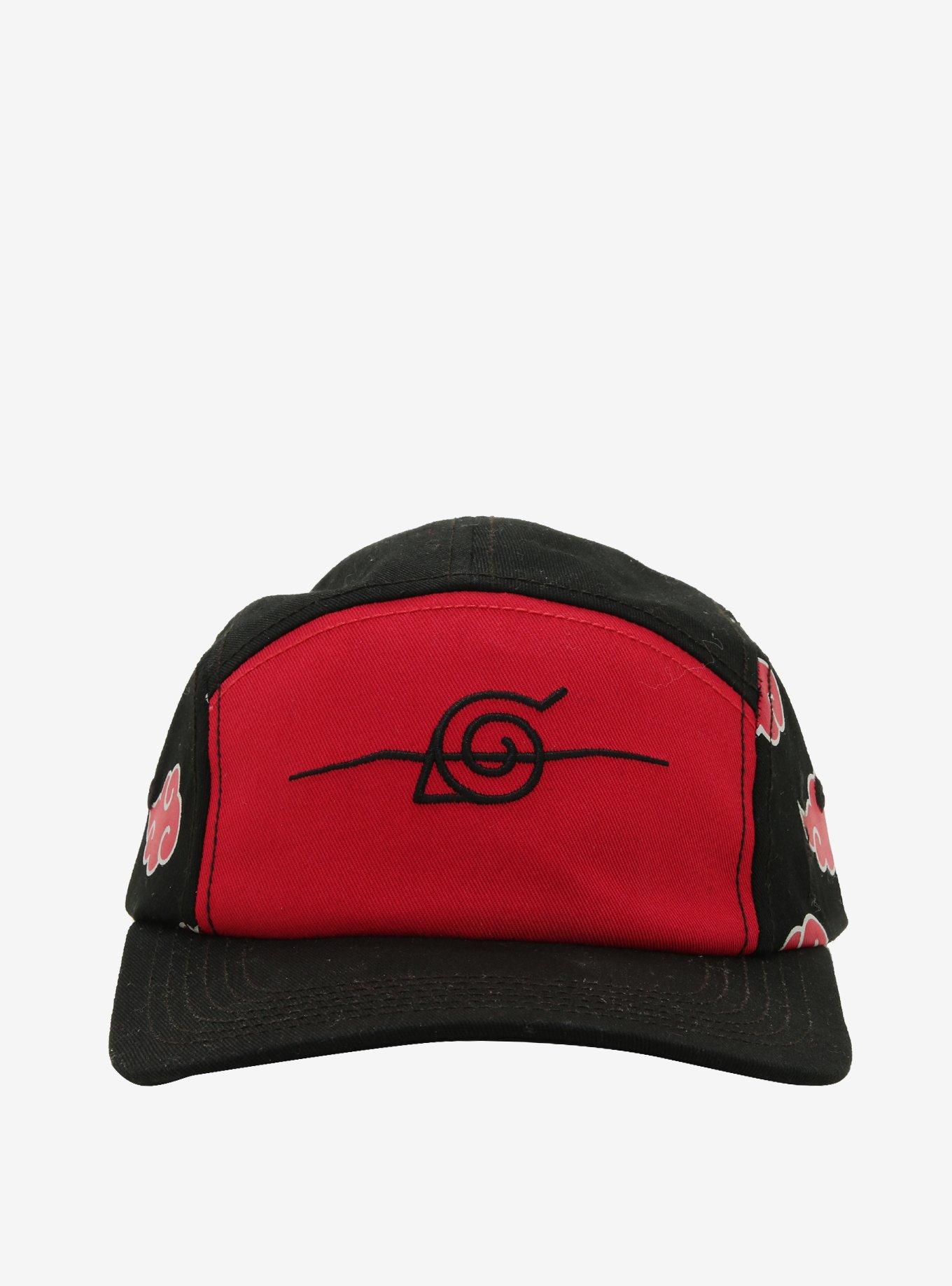 Naruto Shippuden Akatsuki 5-Panel Strapback Hat | Hot Topic