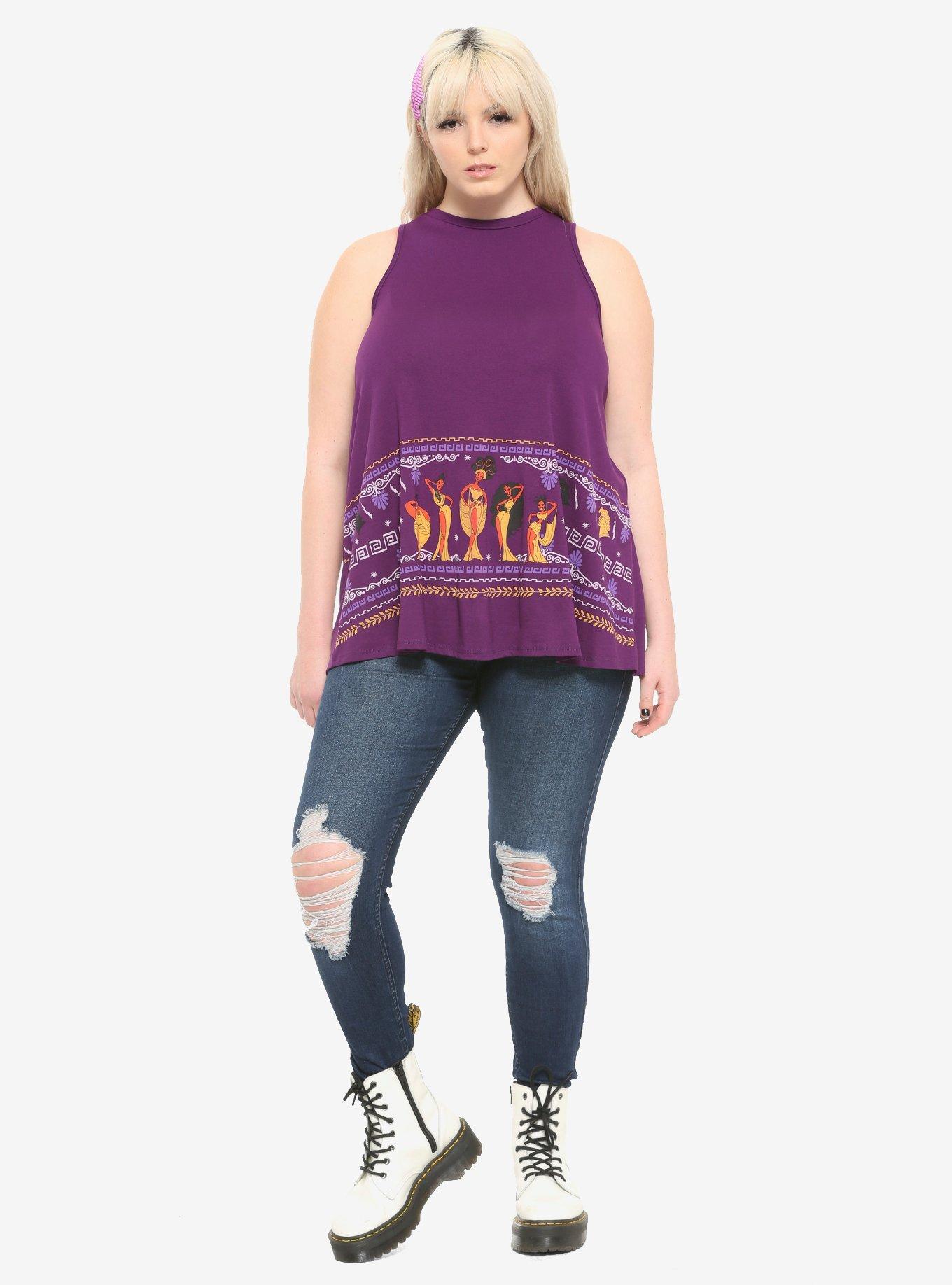 Disney Hercules Muses Girls High Neck Tank Top Plus Size | Hot Topic