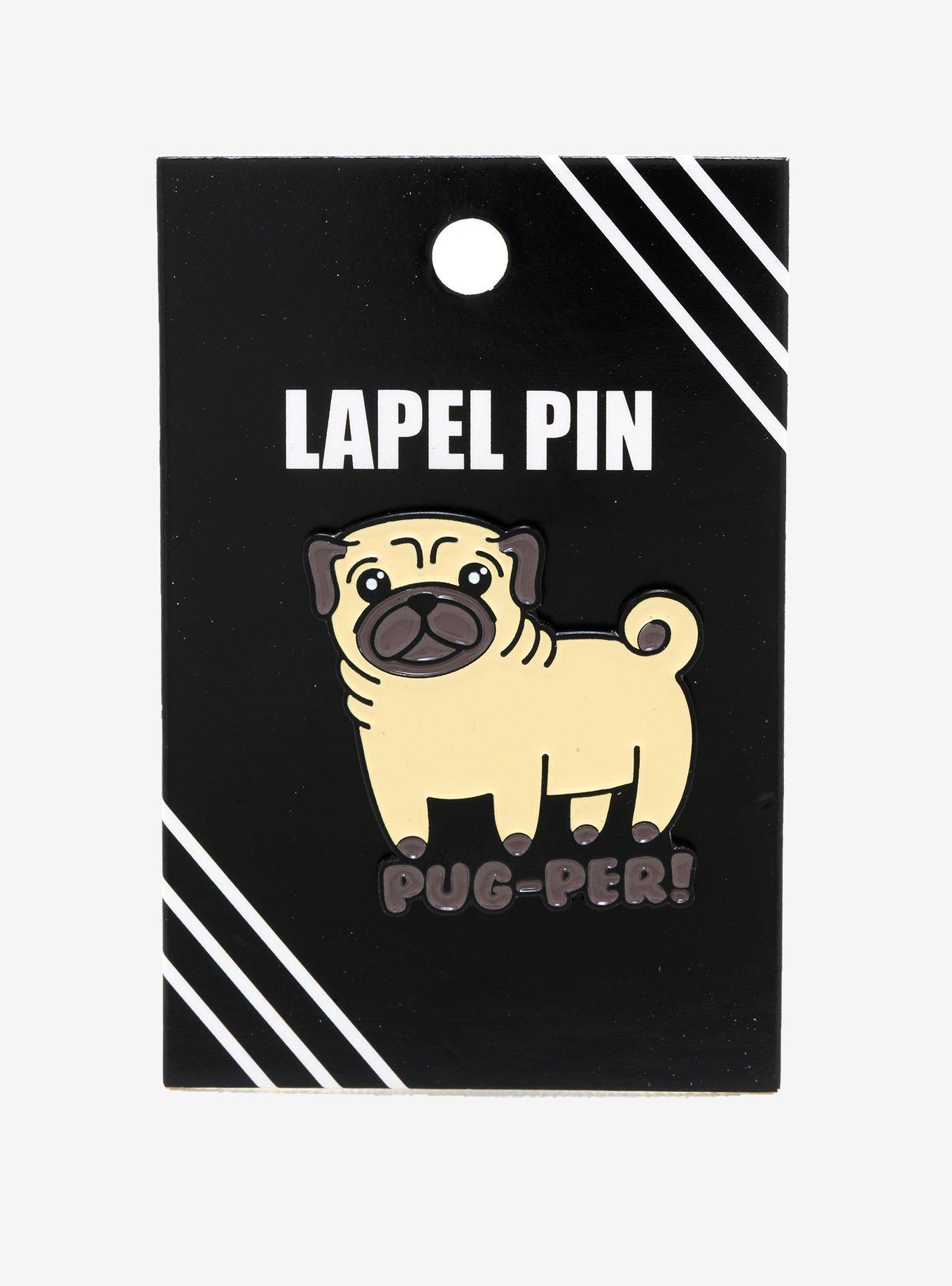 Pug Enamel Pin | Hot Topic