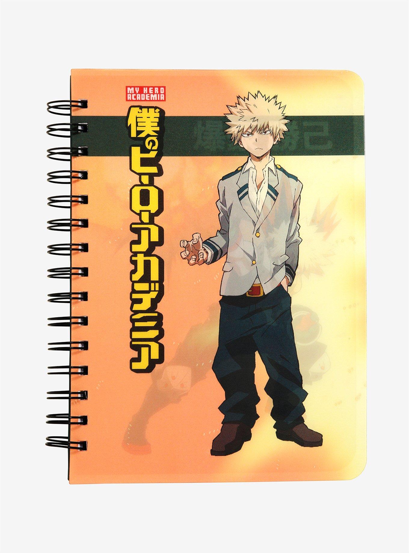 My Hero Academia Katsuki Bakugo Lenticular Spiral Notebook - BoxLunch ...