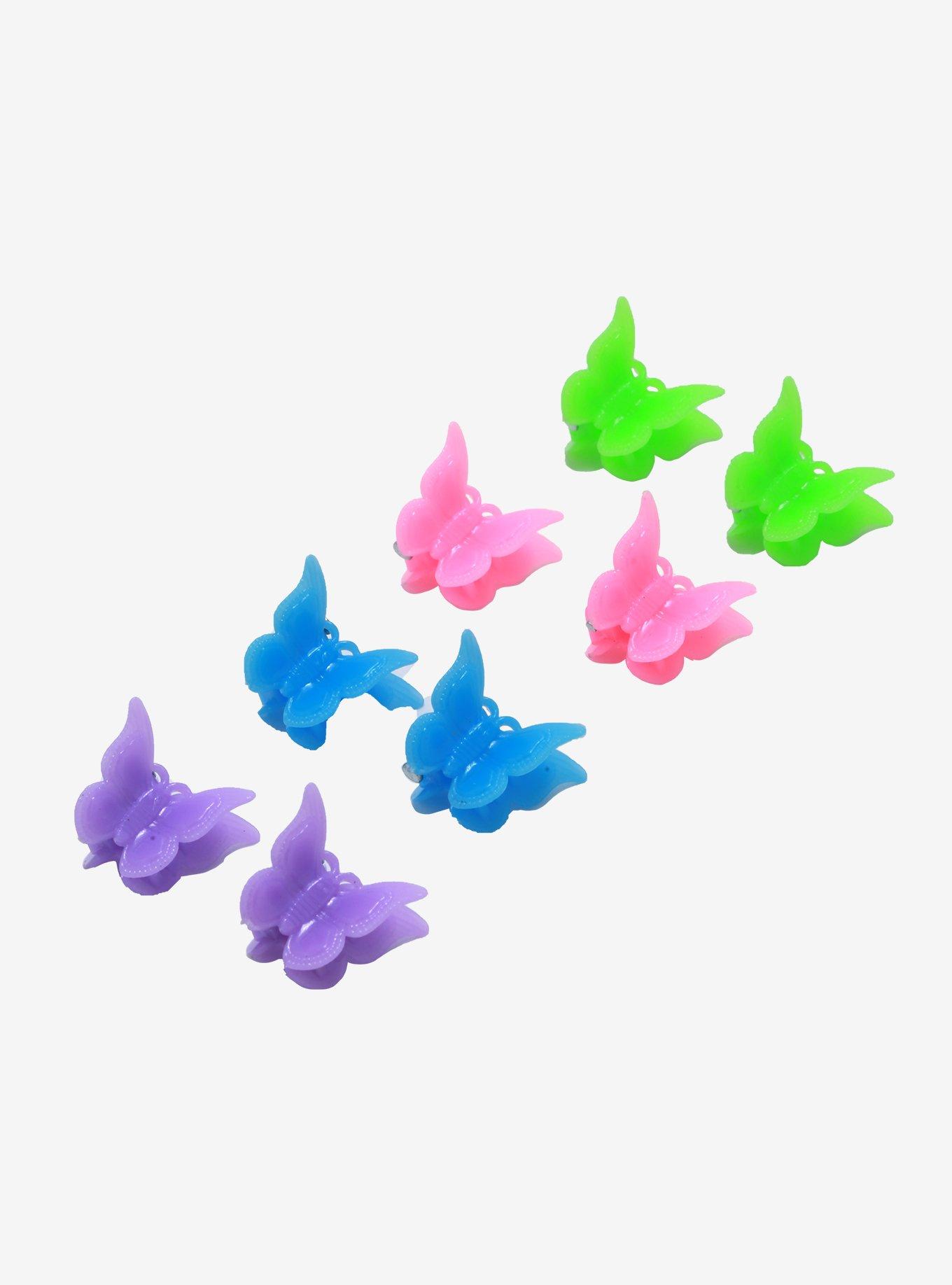 Pastel Butterfly Hair Clip Set | Hot Topic