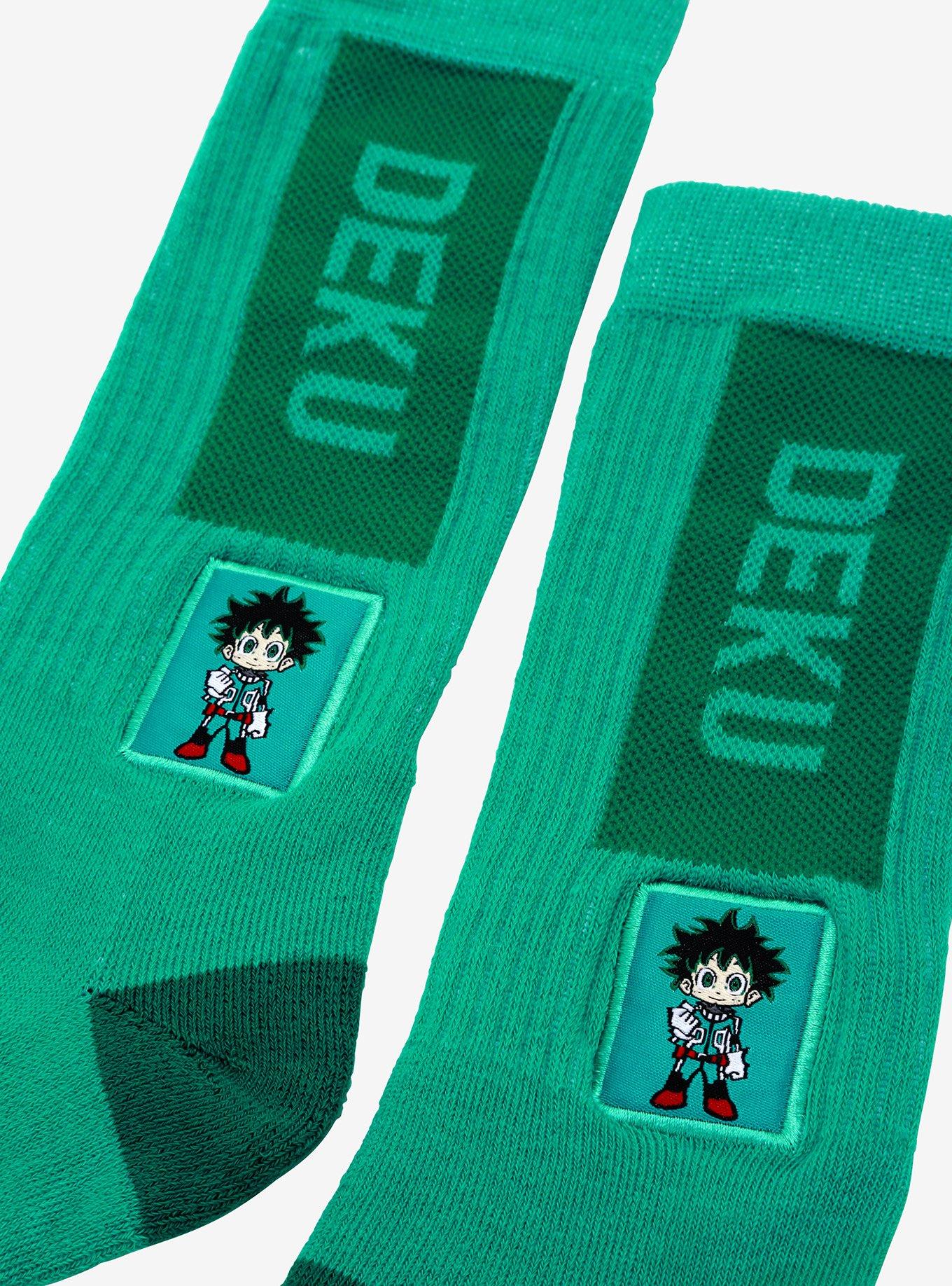 My Hero Academia Deku Patch Crew Socks - BoxLunch Exclusive | BoxLunch