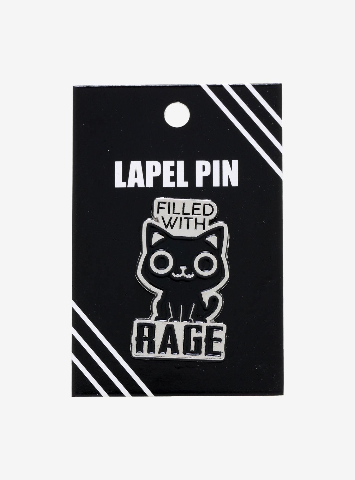 Rage Cat Enamel Pin | Hot Topic