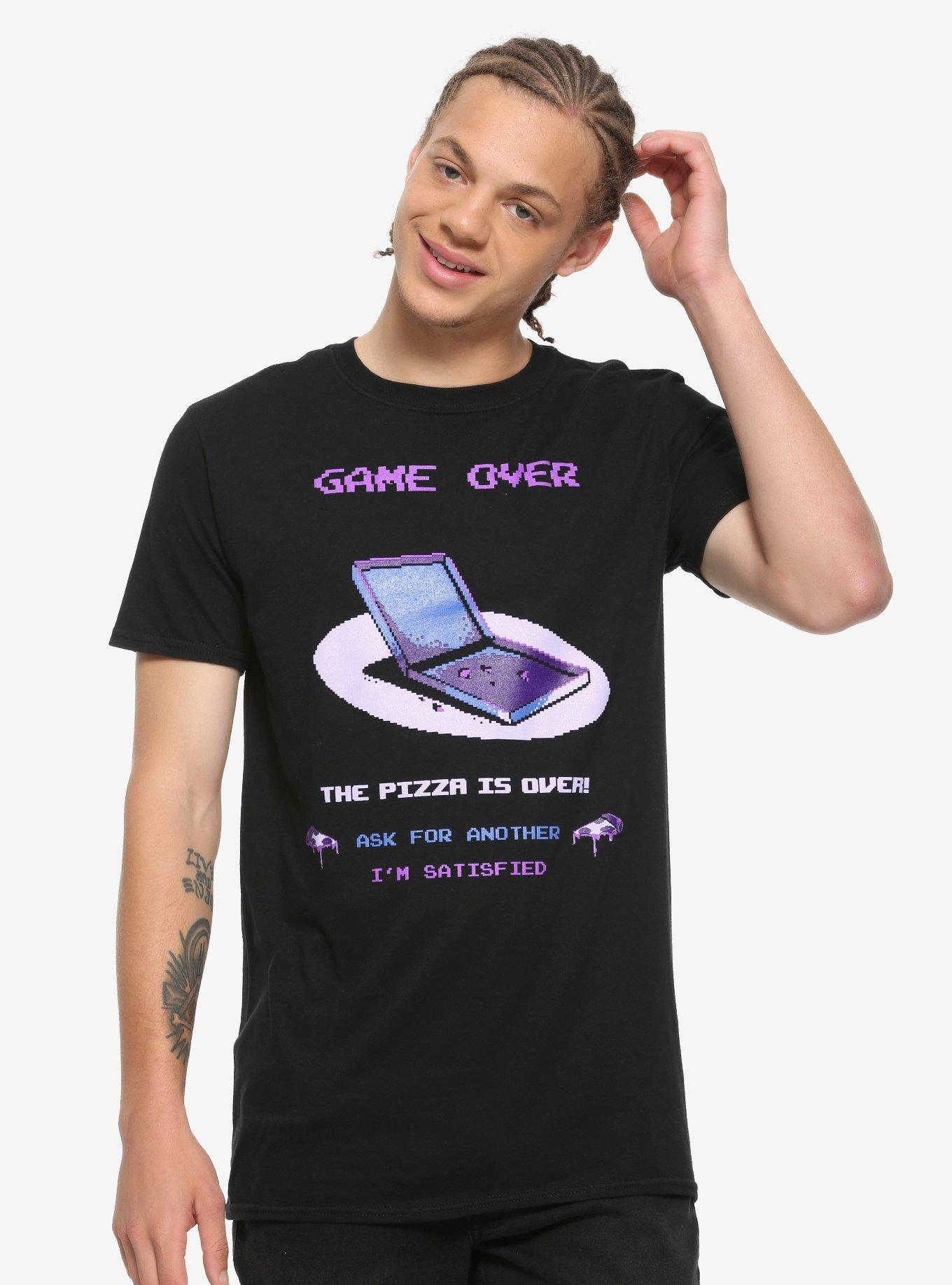 Game Over Pizza T-Shirt By Ilustrata | Hot Topic
