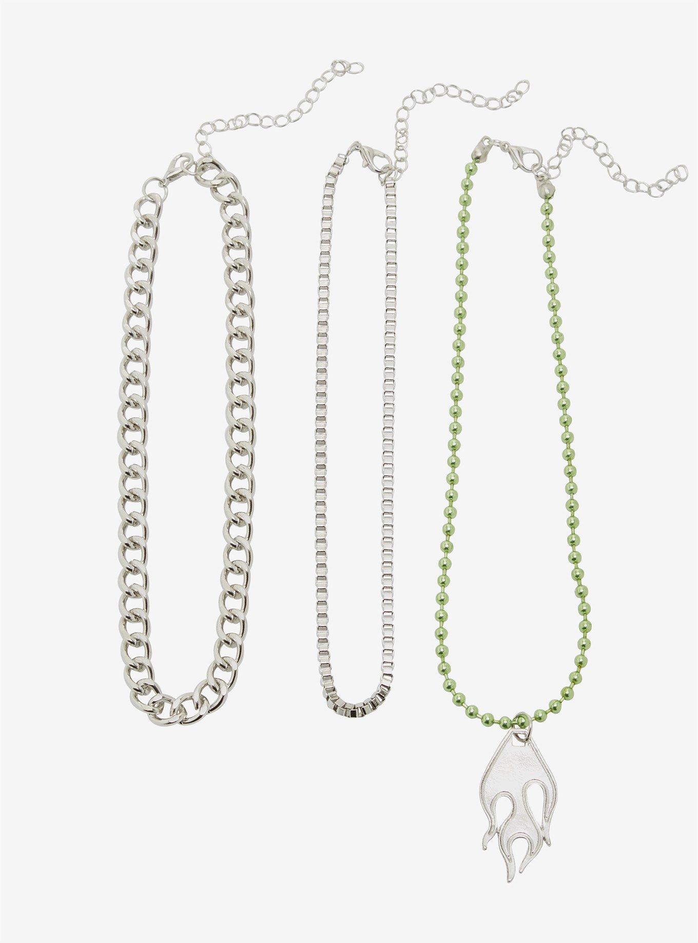 Flame Chain Choker Set | Hot Topic