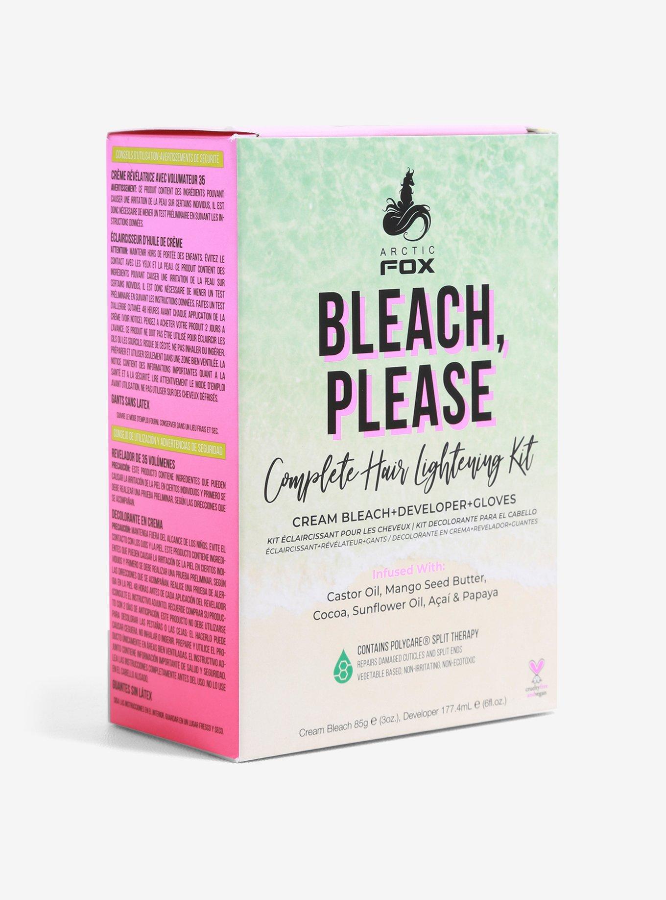 Hot Topic Arctic Fox Bleach, Please Complete Hair Lightening Kit ...