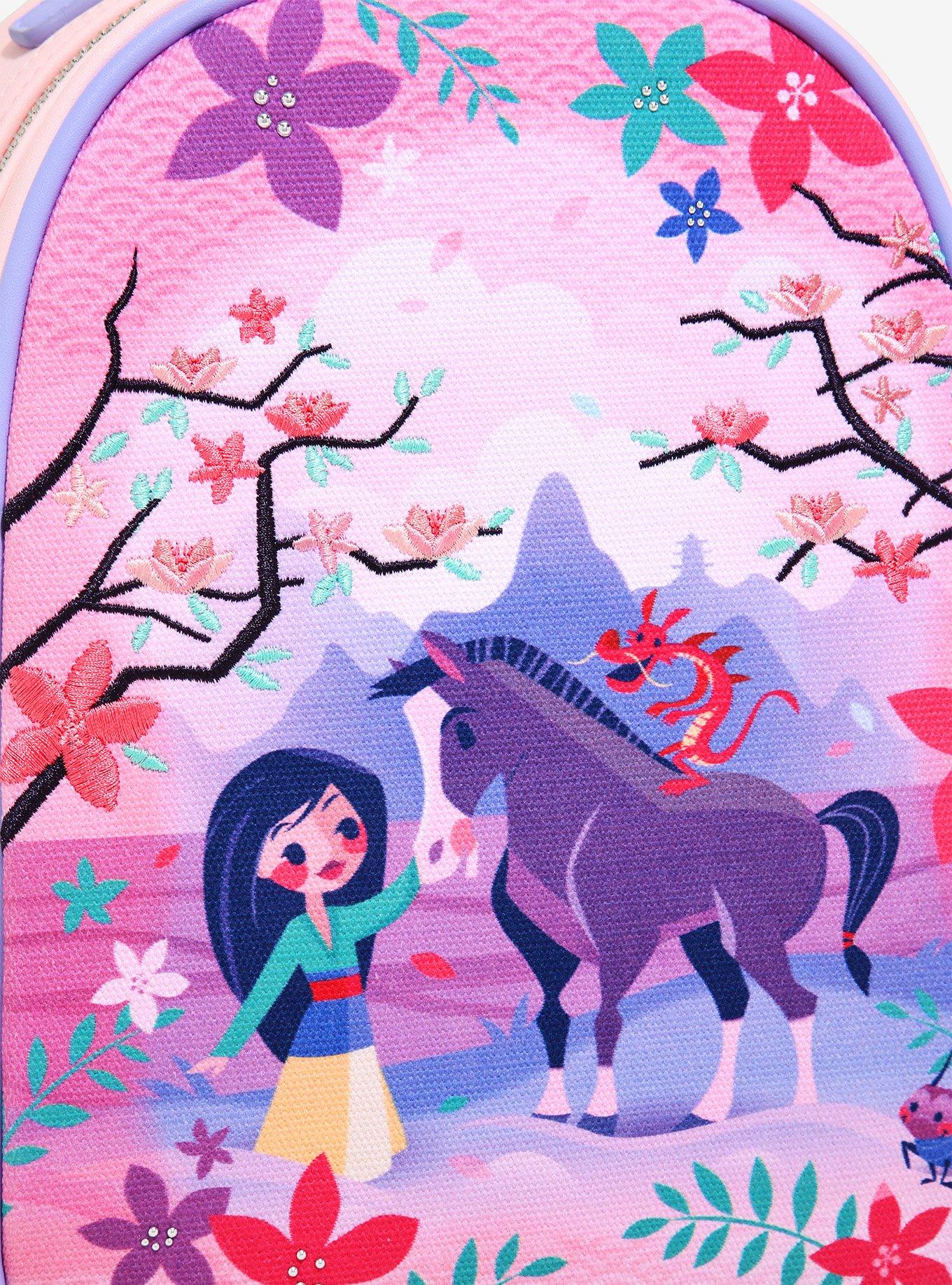 Loungefly Disney Mulan & Friends Canvas-Faced Mini Backpack - BoxLunch ...