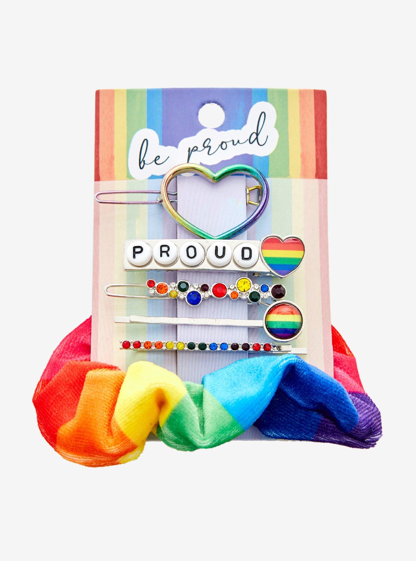 Rainbow Pride Hair Accessory Set | Hot Topic